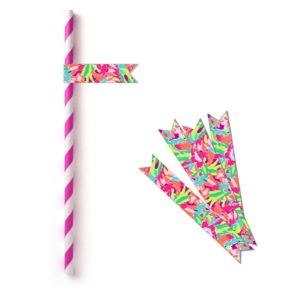 Printable Straw Flag - Etsy