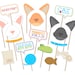 Printable Cat Photo Props Cat Photo Booth Props Cat Photobooth Animal ...