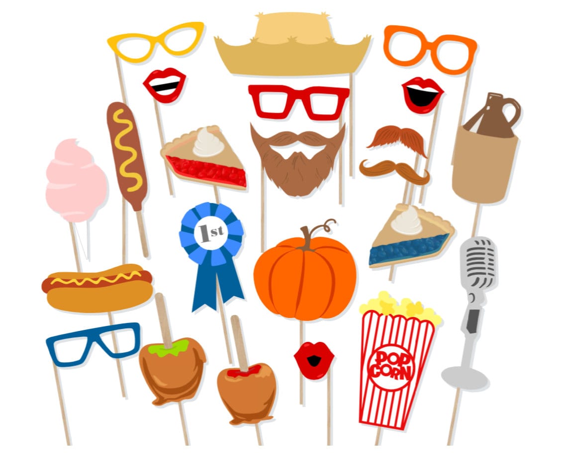 Printable Harvest Festival Fair Photo Booth Props Instant Download Autumn Fair Props Corn Maze Pumpkin Patch County Fair Photo Booth Etsy UK