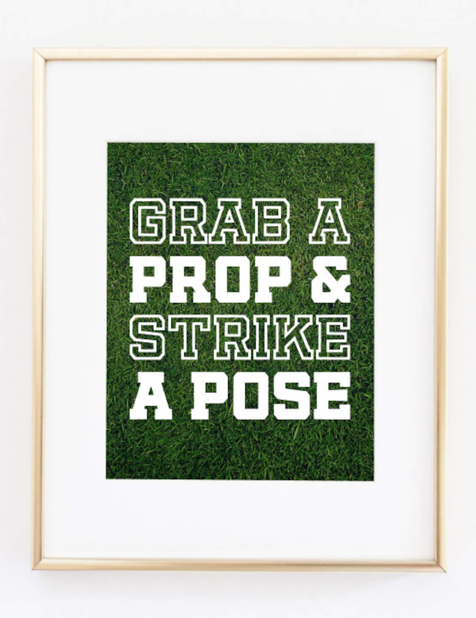 Printable Football Photo Booth Props Instant Download Football ...