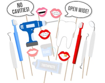 Teeth Photo Booth Props - Etsy