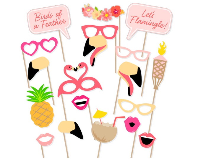 Printable Circus Photo Booth Props - Circus Birthday Props - Clown ...