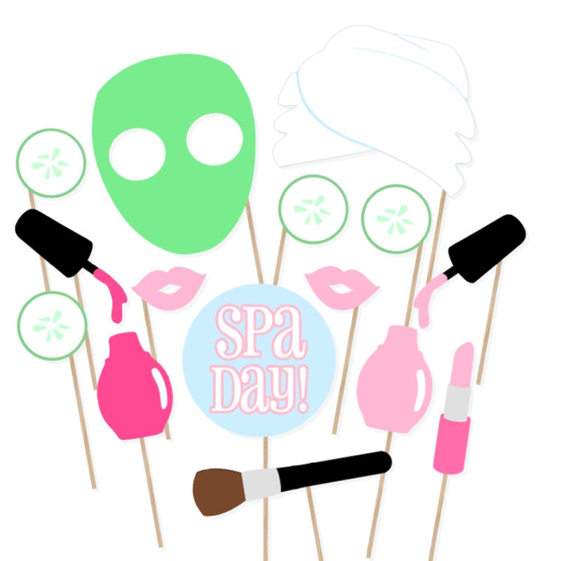 Spa Party Photo Booth - Etsy