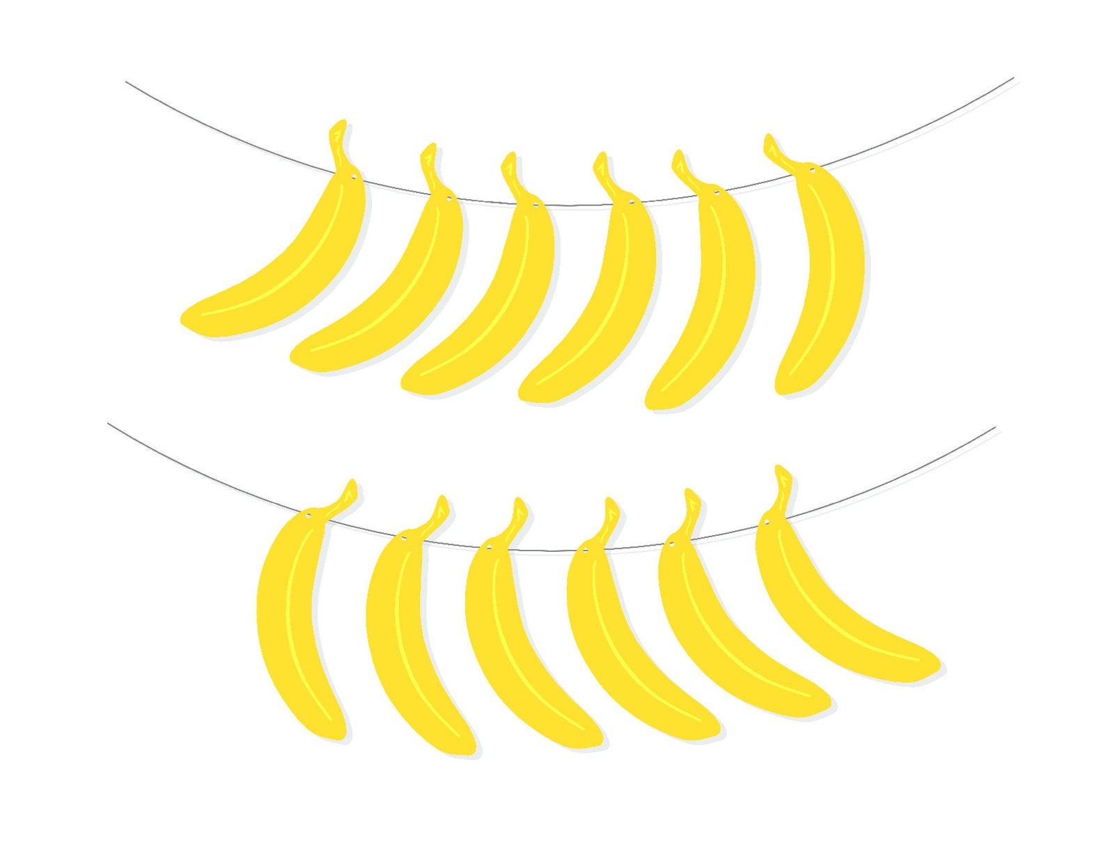 Printable Banana Banner - DIY Banana Banner - Minimalist Home Decor ...