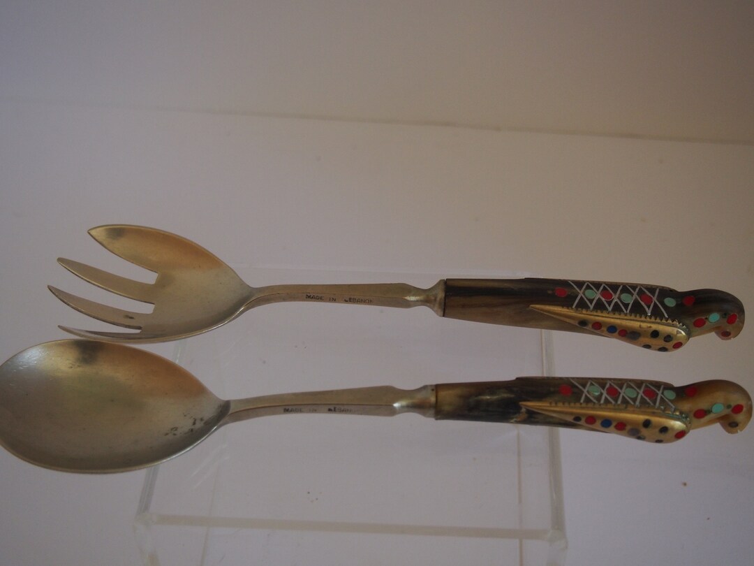 Vintage Said & Alfred Haddad Salad/serving Set 1950s - Etsy