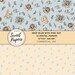 12 Easter Digital Papers, Bunny Digital Papers, Patterns Backgrounds ...