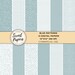 Set of 12 Blue Patterns Digital Papers, Doodle Digital Papers, Digital ...