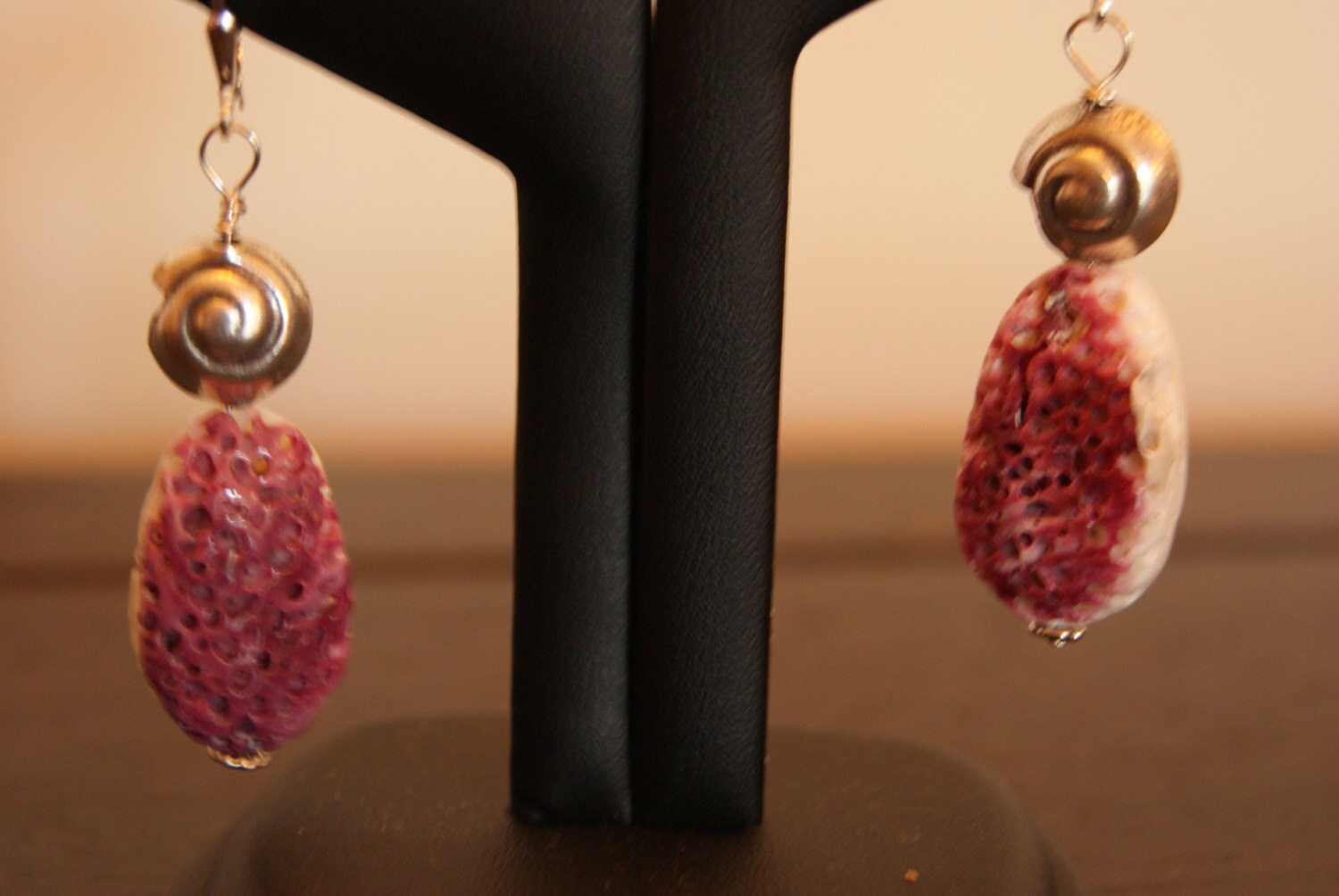 Spiny Purple Oyster Shell and Fine Silver shell - Etsy