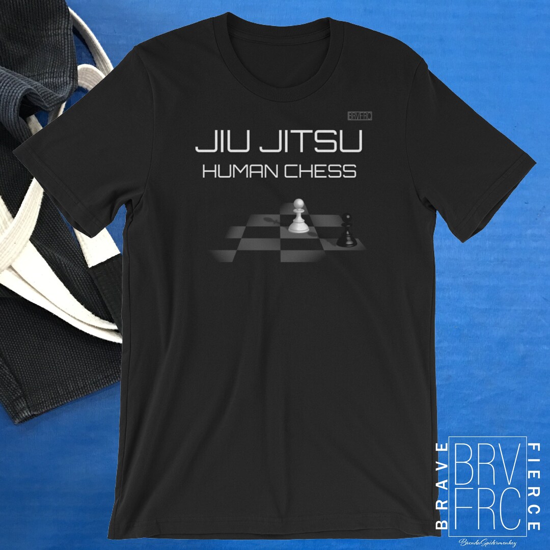 Jiu Jitsu Human Chess, Grappling Bjj for Women or Men Short-sleeve ...