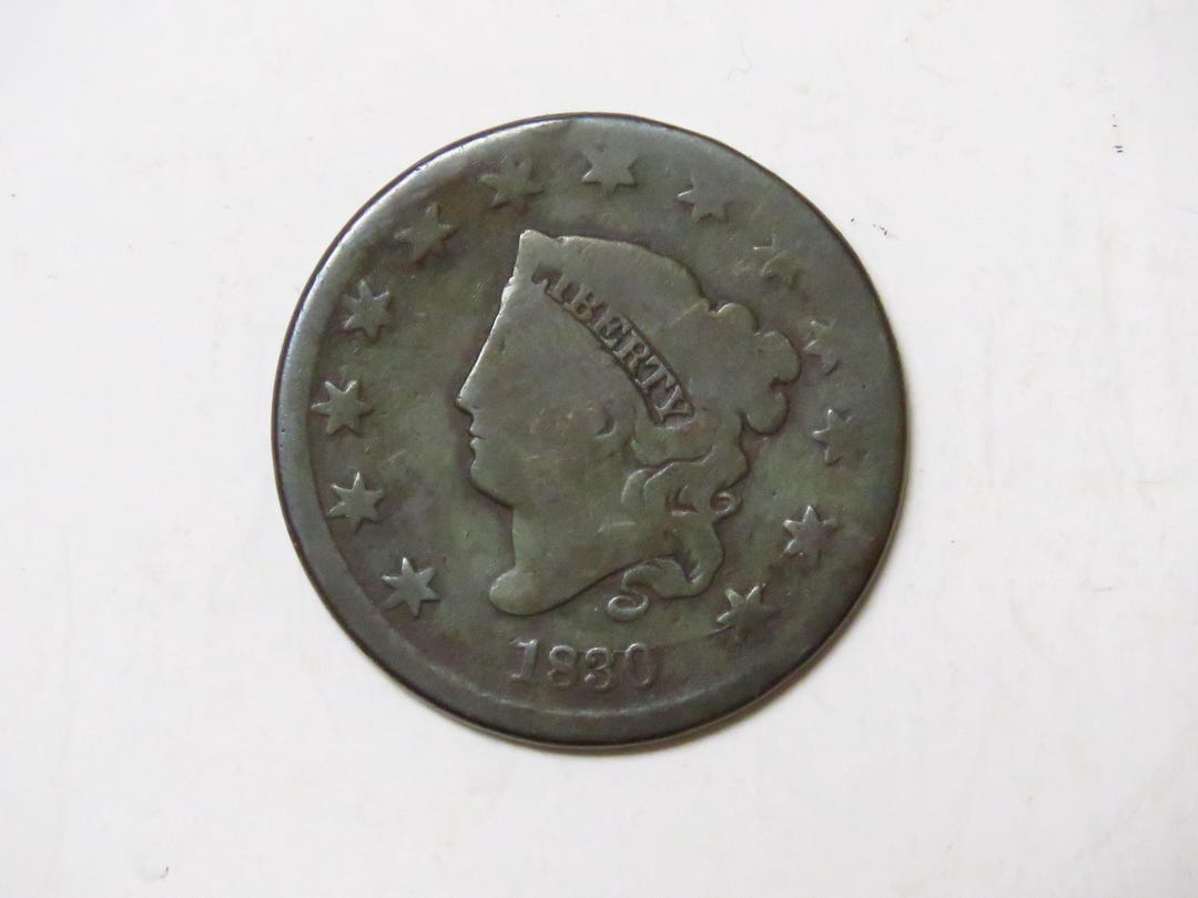 Vintage Coin 1830 Liberty Head Penny - Etsy