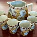 Antique Nippon Lemonade Cider Set Pitcher 6 Cups Te-oh China Hand ...