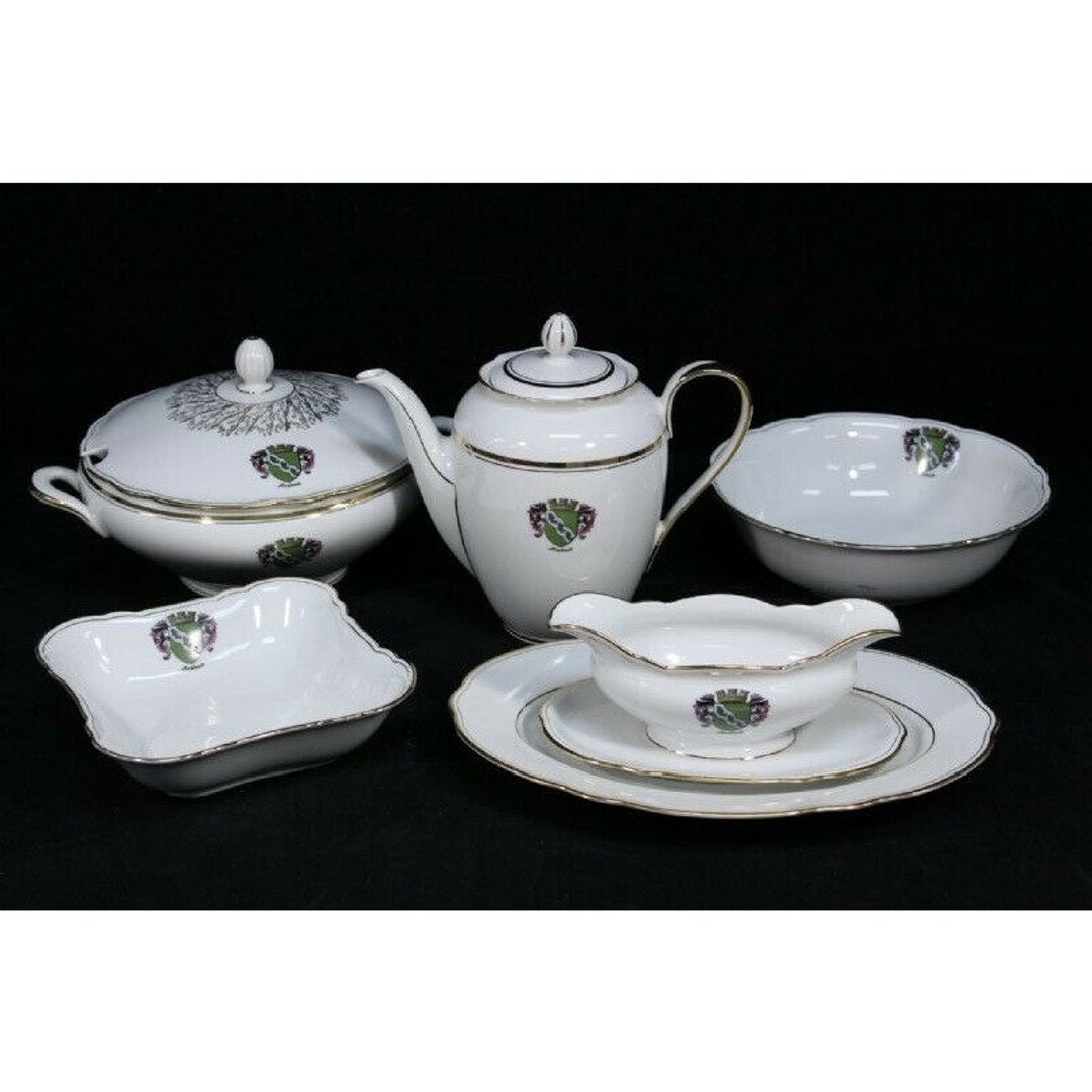 Lot of 6 Hutschenreuther Germany China Serving Pieces & Coffee Pot ...