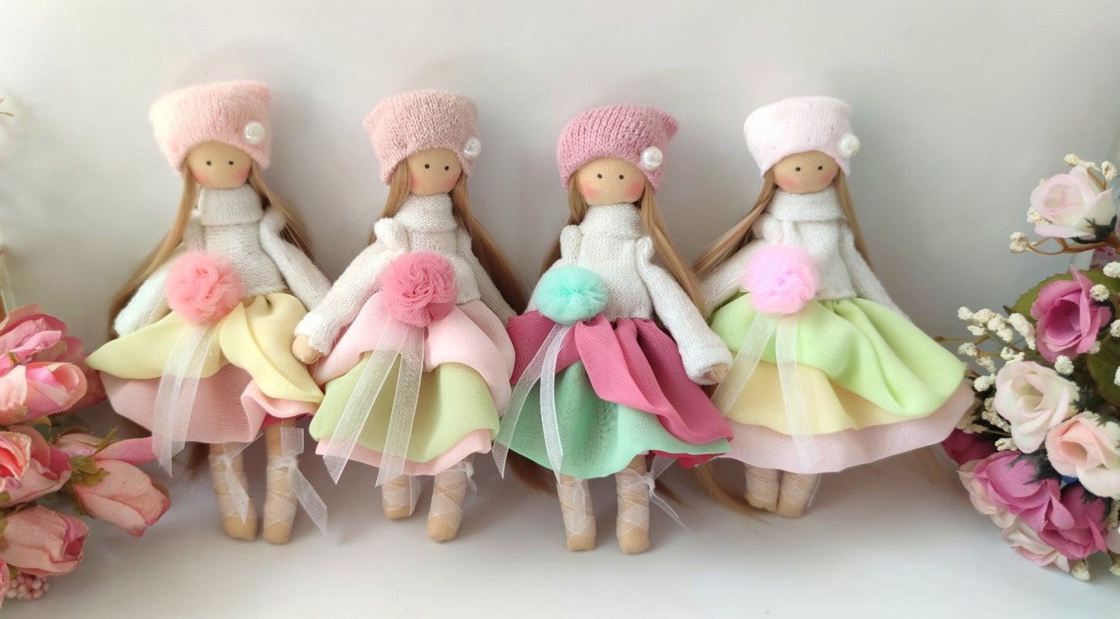 Small Doll Textile Pocket Doll Dollhouse Doll Tiny Doll - Etsy