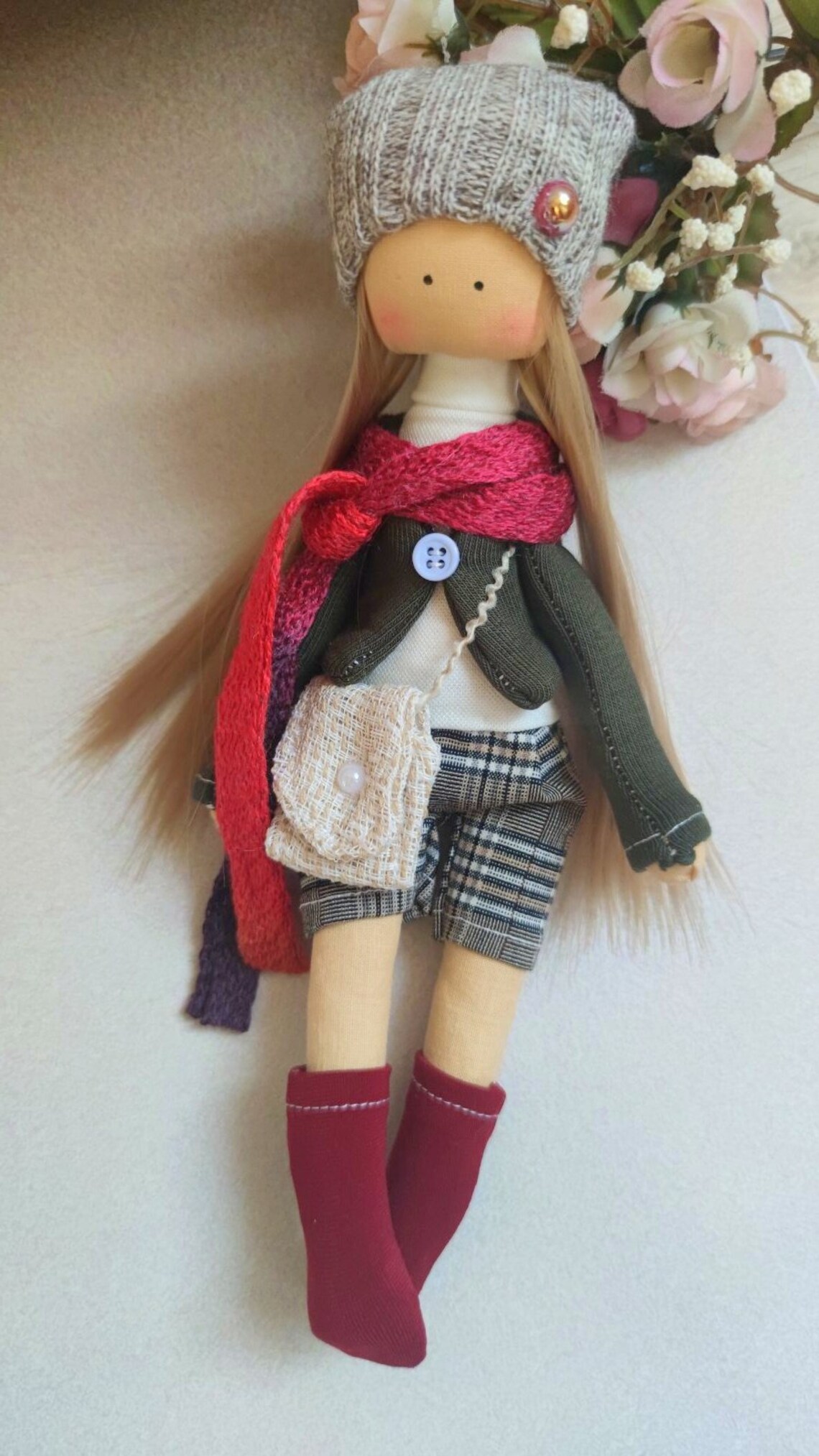 Baby Doll, Softie Doll, Fairy Doll, Cloth Doll, Handmade Doll, Fabric ...