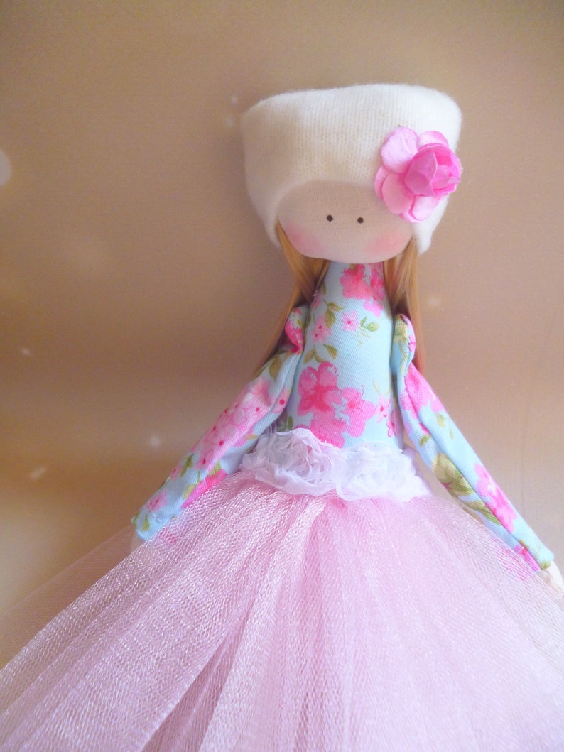 Little textile princess doll handmade Small soft doll | Etsy