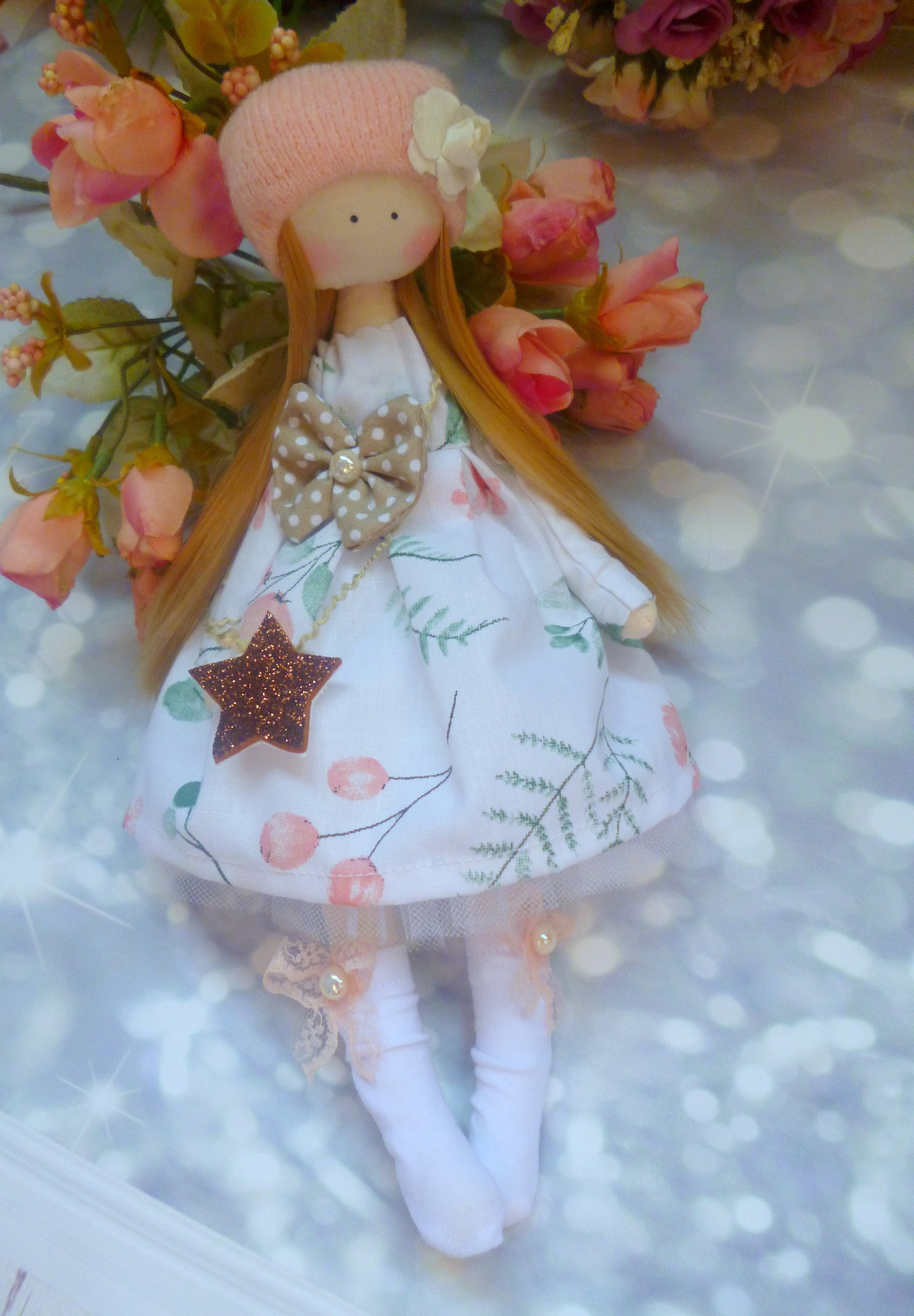 Handmade Rag Doll Boho Style Vintage Style Doll Blonde | Etsy