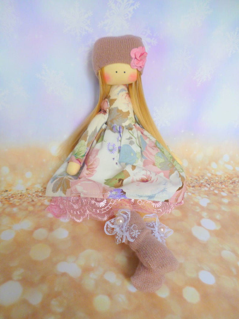 Fairy Doll Handmade Doll Rag Doll Tilda Dolls Fabric | Etsy