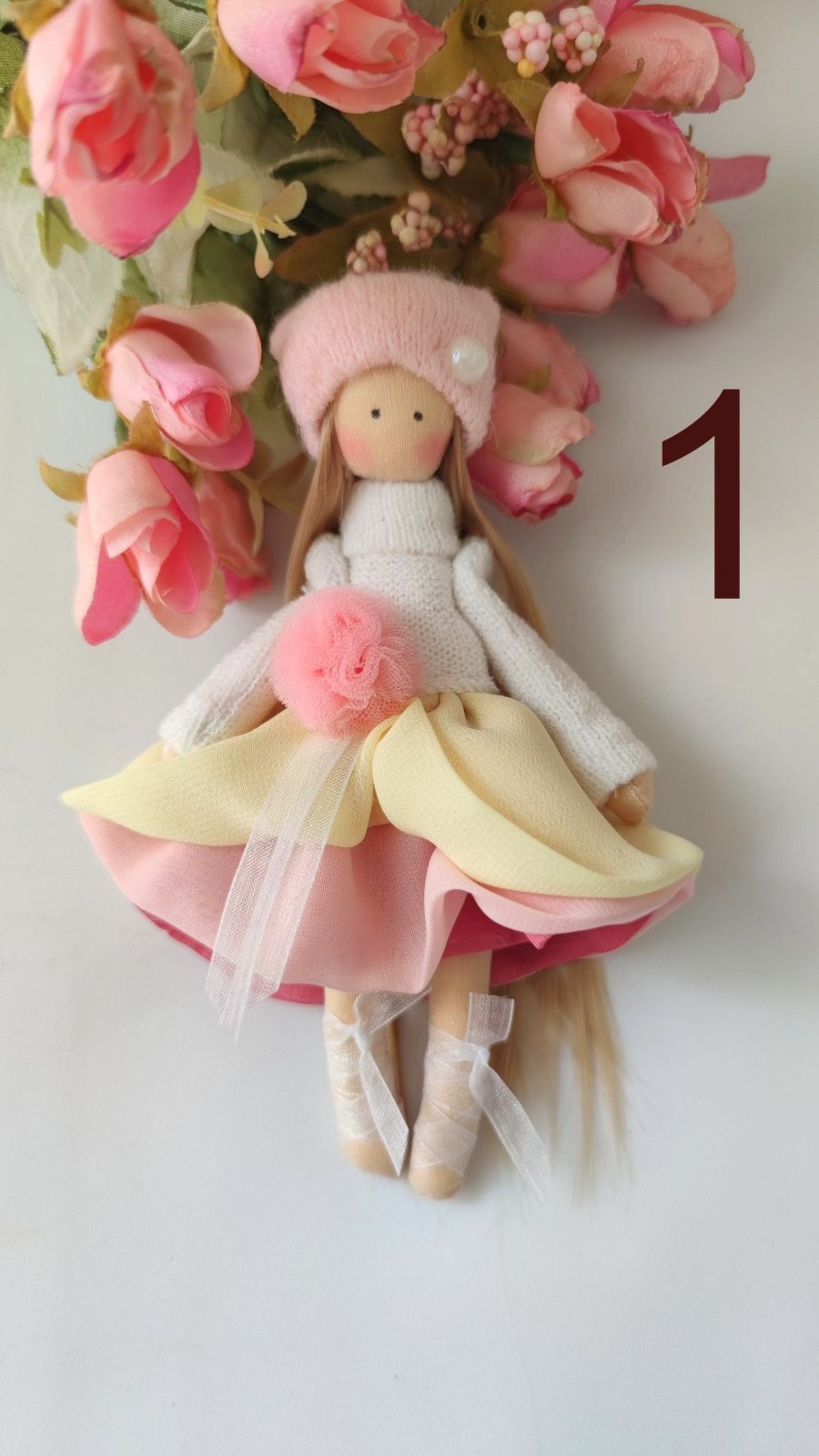 Small Doll Textile Pocket Doll Dollhouse Doll Tiny Doll - Etsy