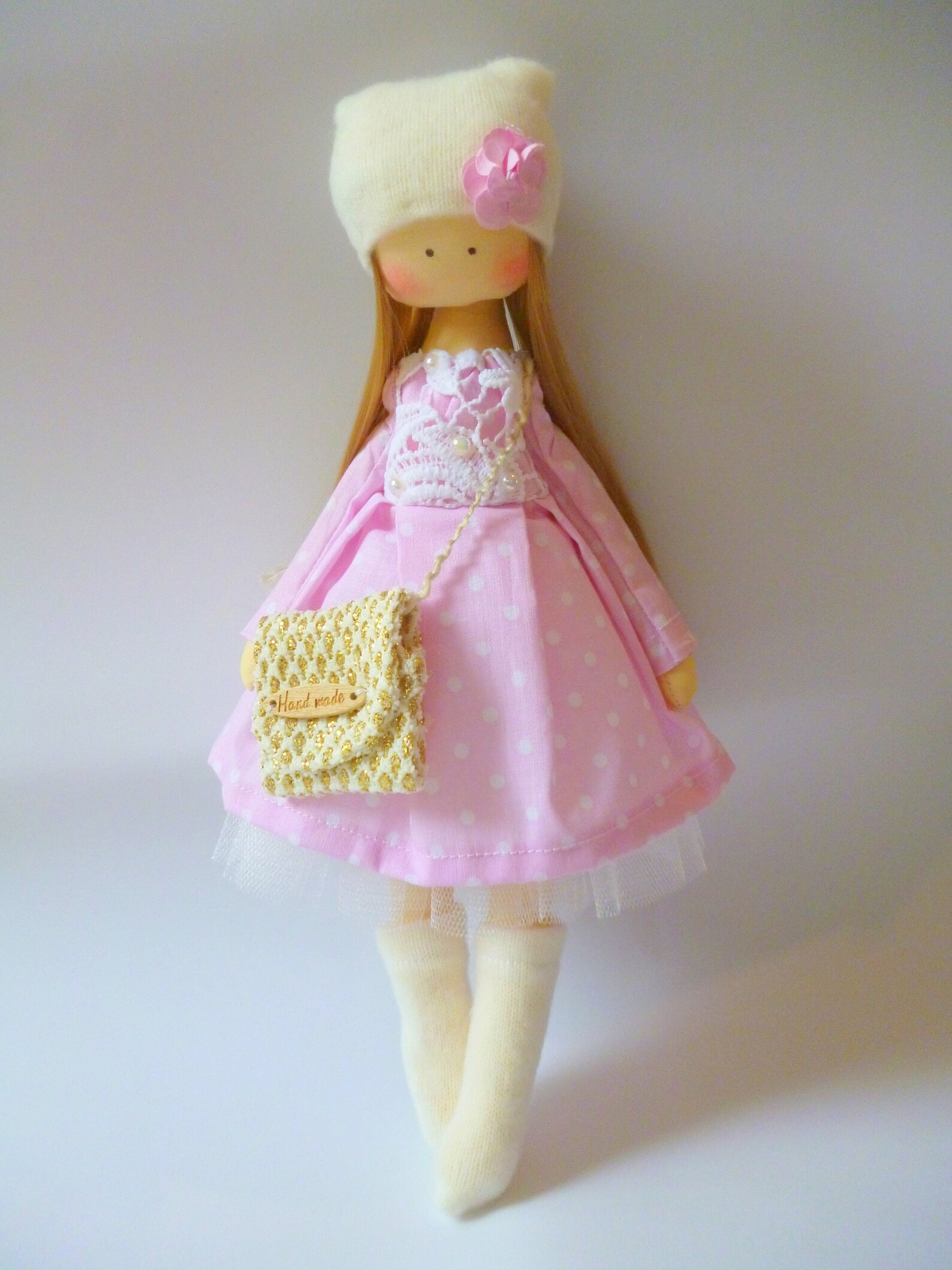 Softie Doll, Handmade Doll, Tilda Dolls, Decorative Doll, Ballerina ...