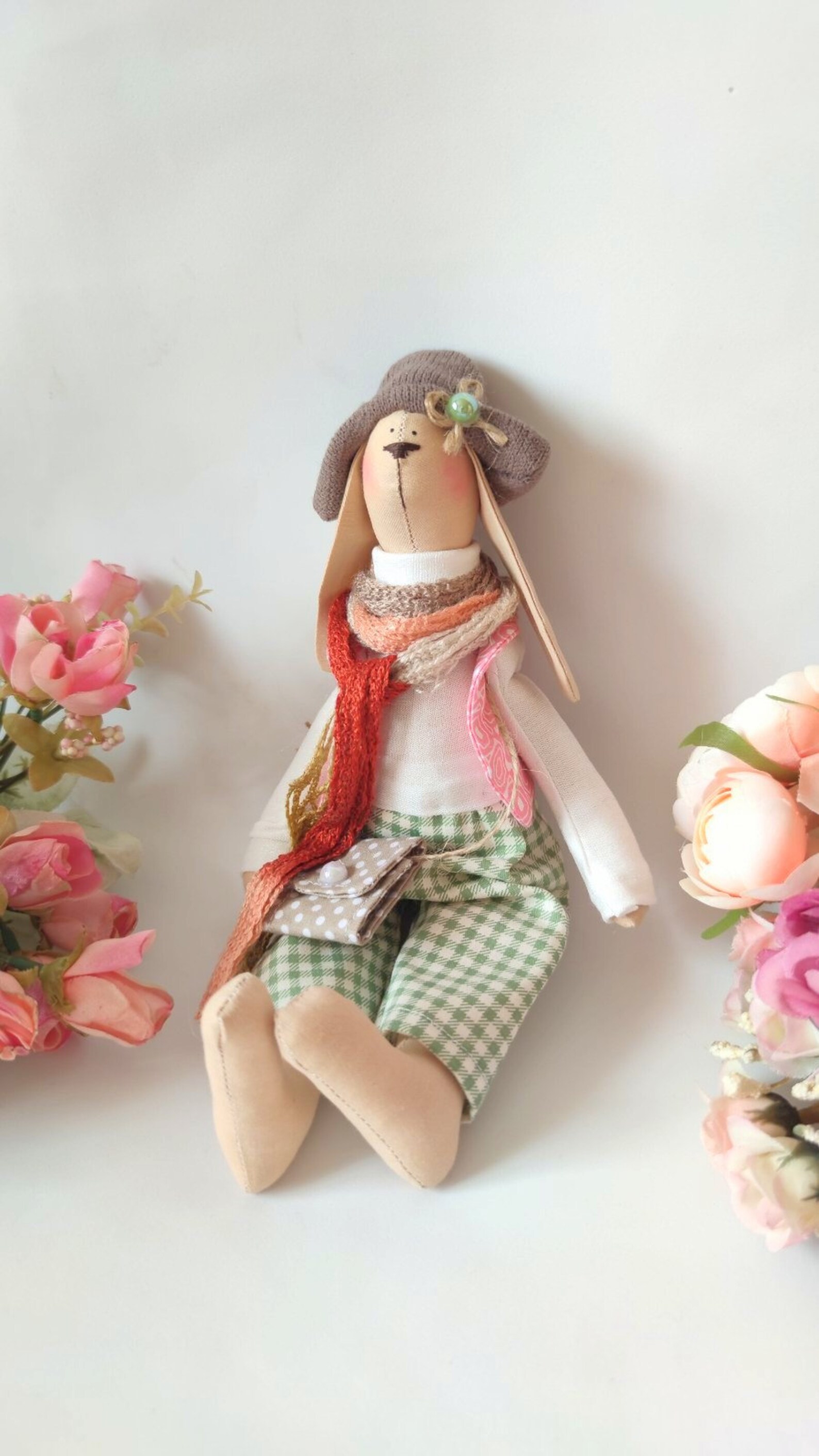 Stuffed Bunny, Fabric Rabbit, Toy Bunny, Bunny Rabbit, Soft Toy ...