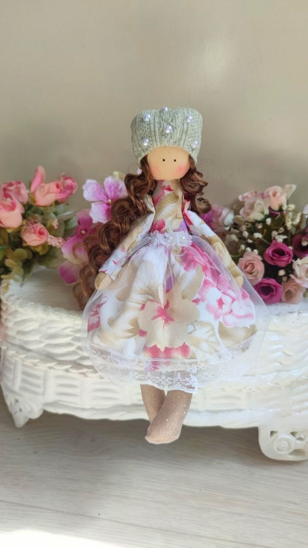 Little Cloth Handmade Doll, Stuffed Doll, Soft Doll, Textile Doll ...