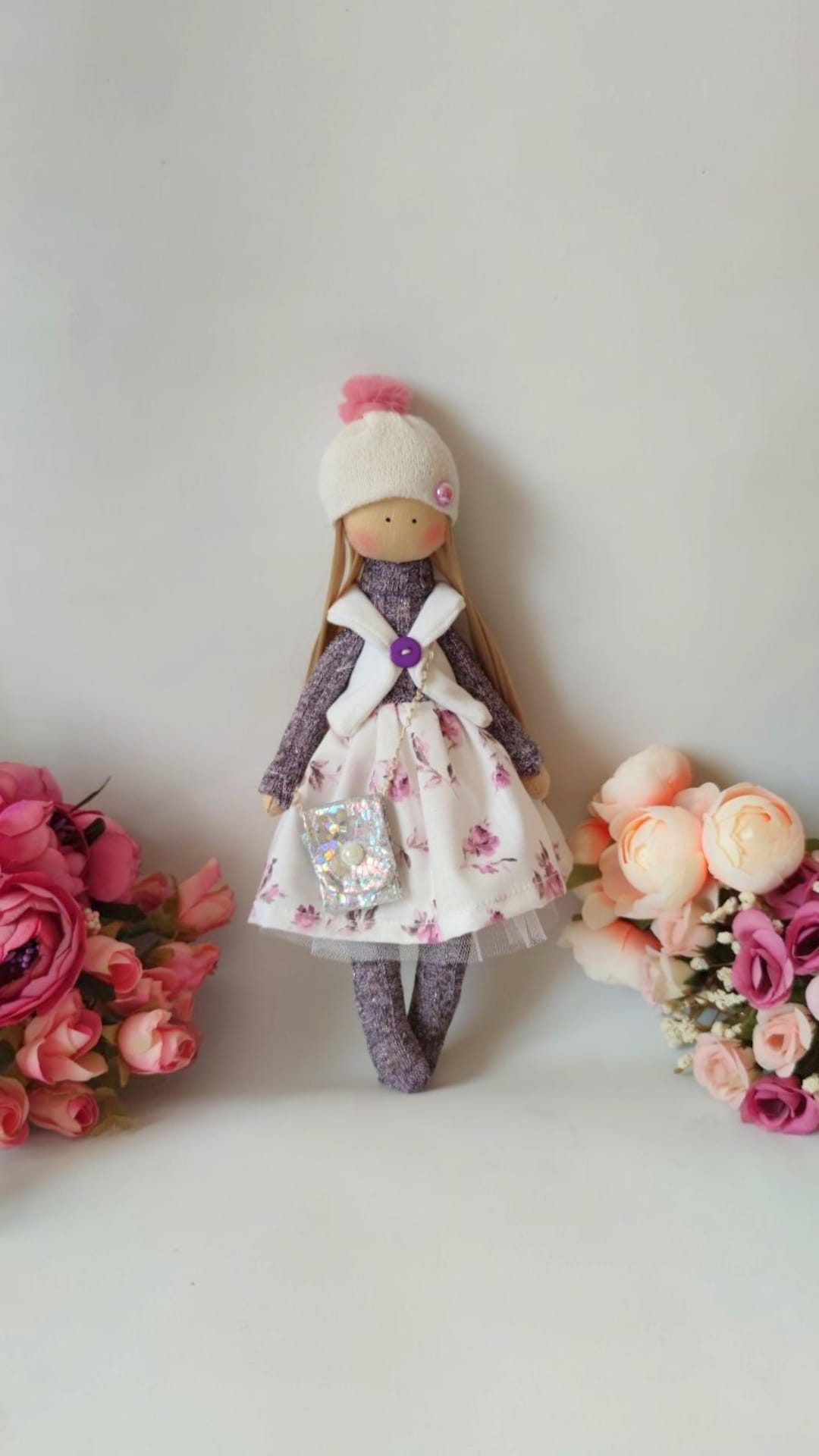 Rag Doll, Ballerina Doll, Textile Doll, Decorative Doll,collectible ...