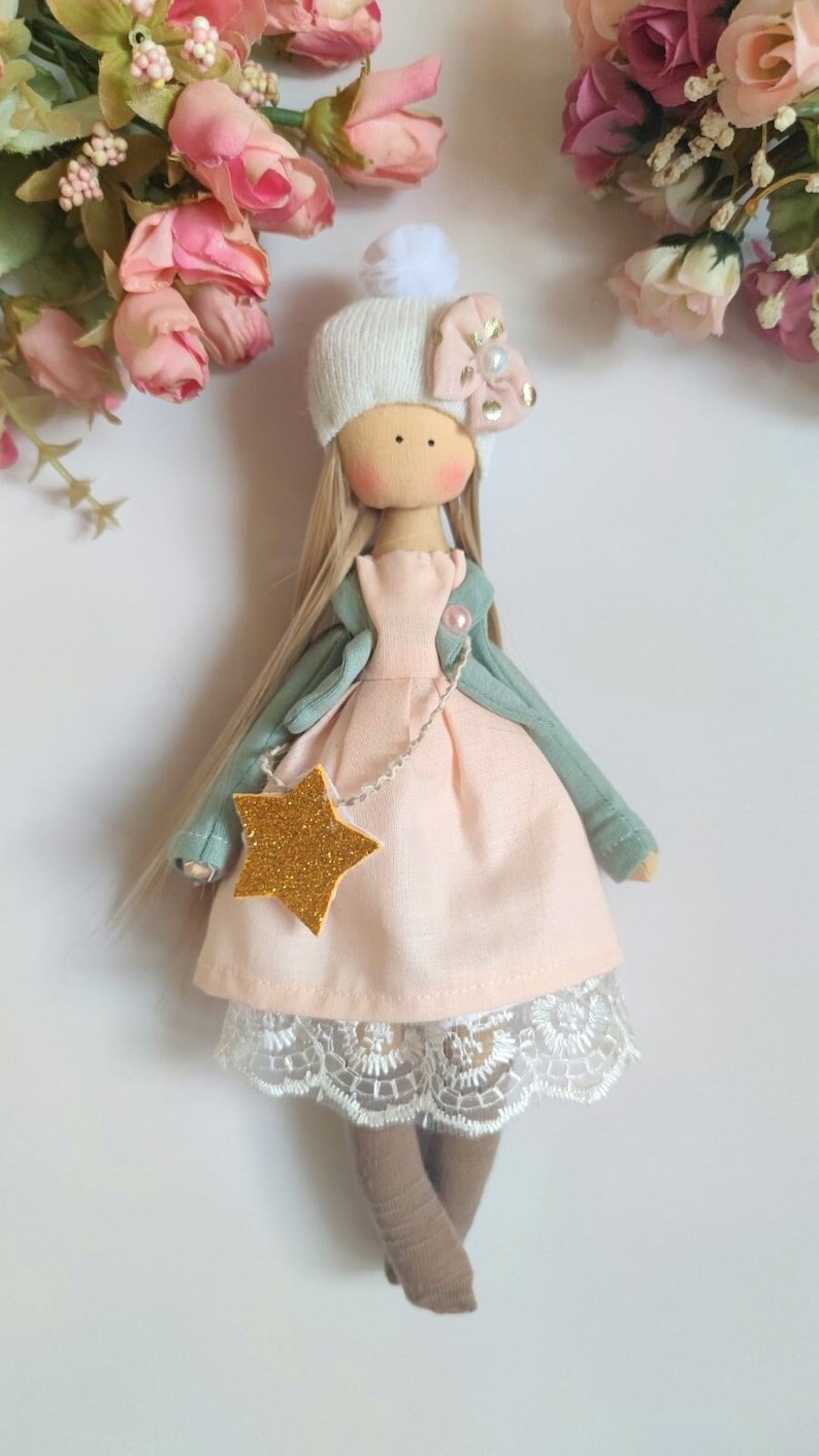 Handmade Doll, Tilda Dolls, Decorative Doll, Shabby Chic Nursery ...
