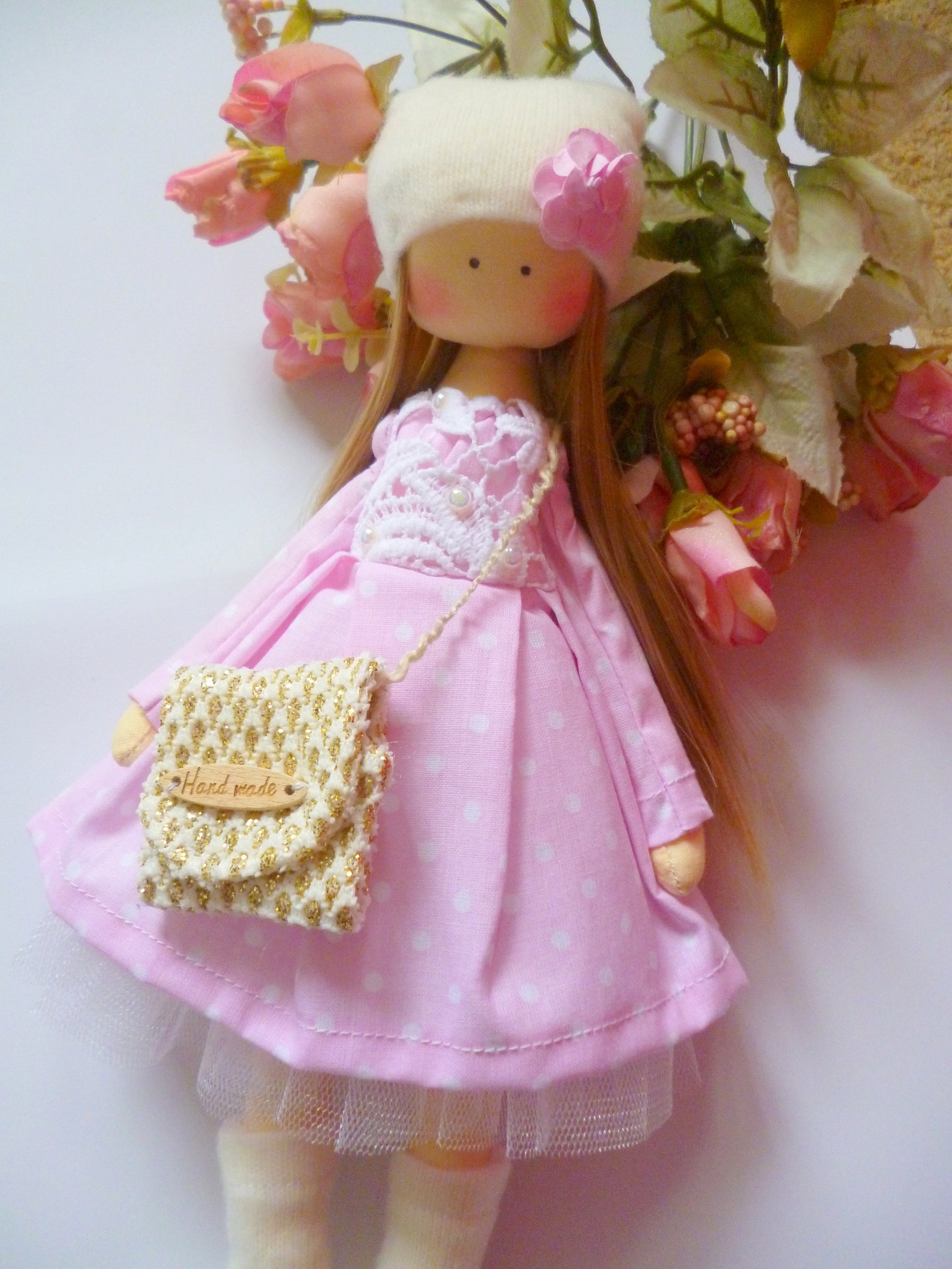 Softie Doll, Handmade Doll, Tilda Dolls, Decorative Doll, Ballerina ...
