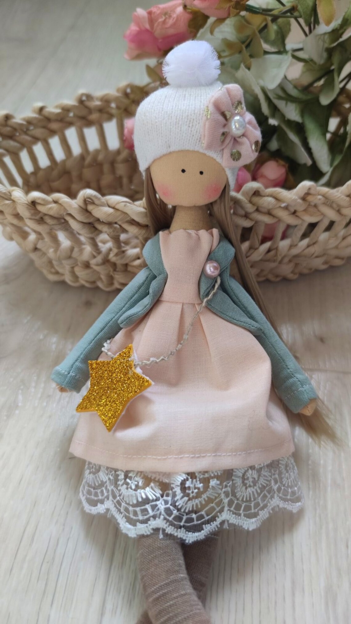 Handmade Doll, Tilda Dolls, Decorative Doll, Shabby Chic Nursery ...