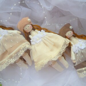 Mini Rag Doll, Small Doll, Textile Pocket Doll, Dollhouse Doll, Tiny ...