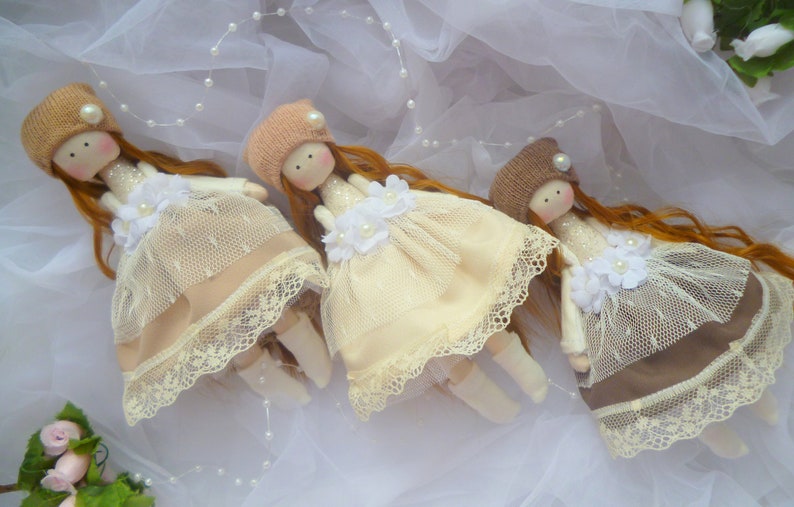 Mini Rag Doll Small Doll Textile Pocket Doll Dollhouse | Etsy