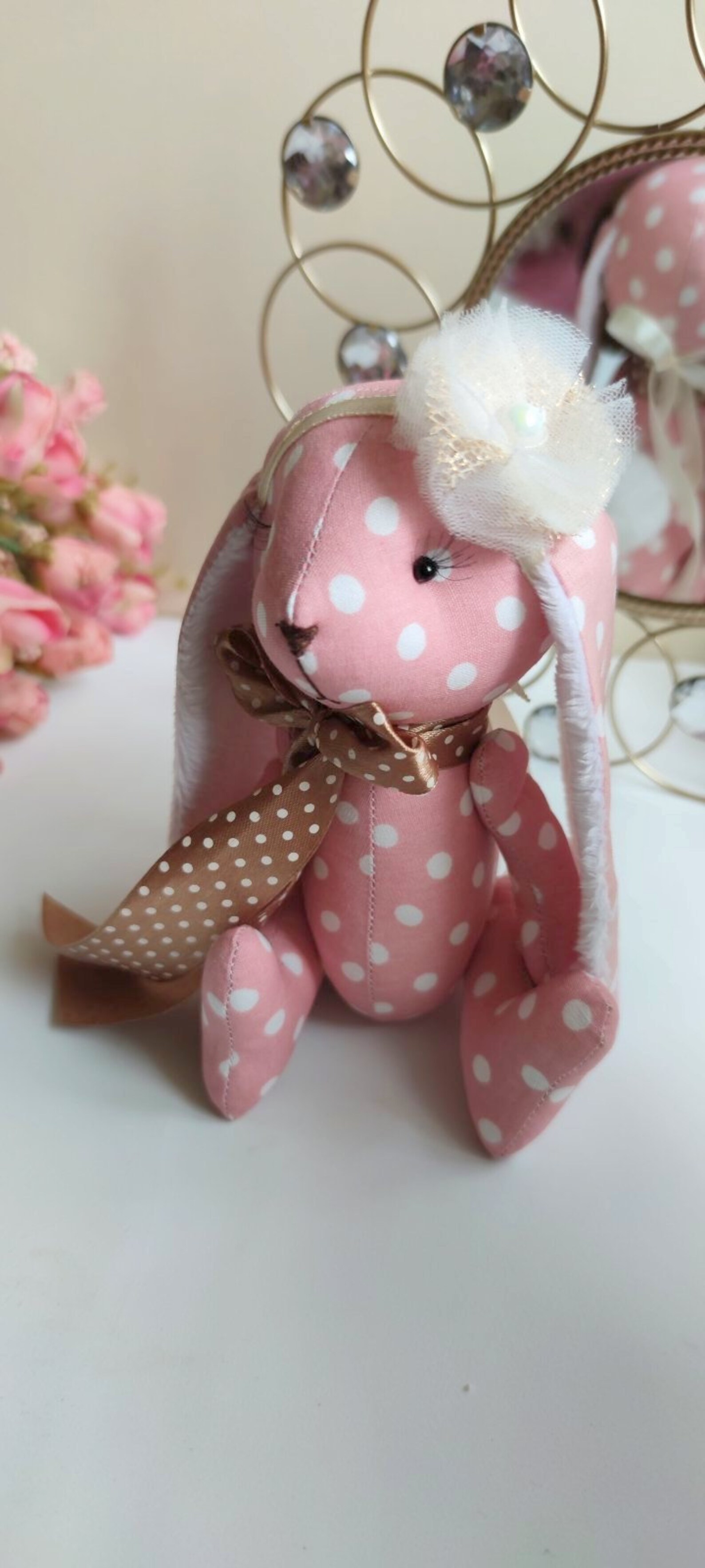 Stuffed Bunny Tilda Bunny Fabric Rabbit Toy Bunnybunny - Etsy