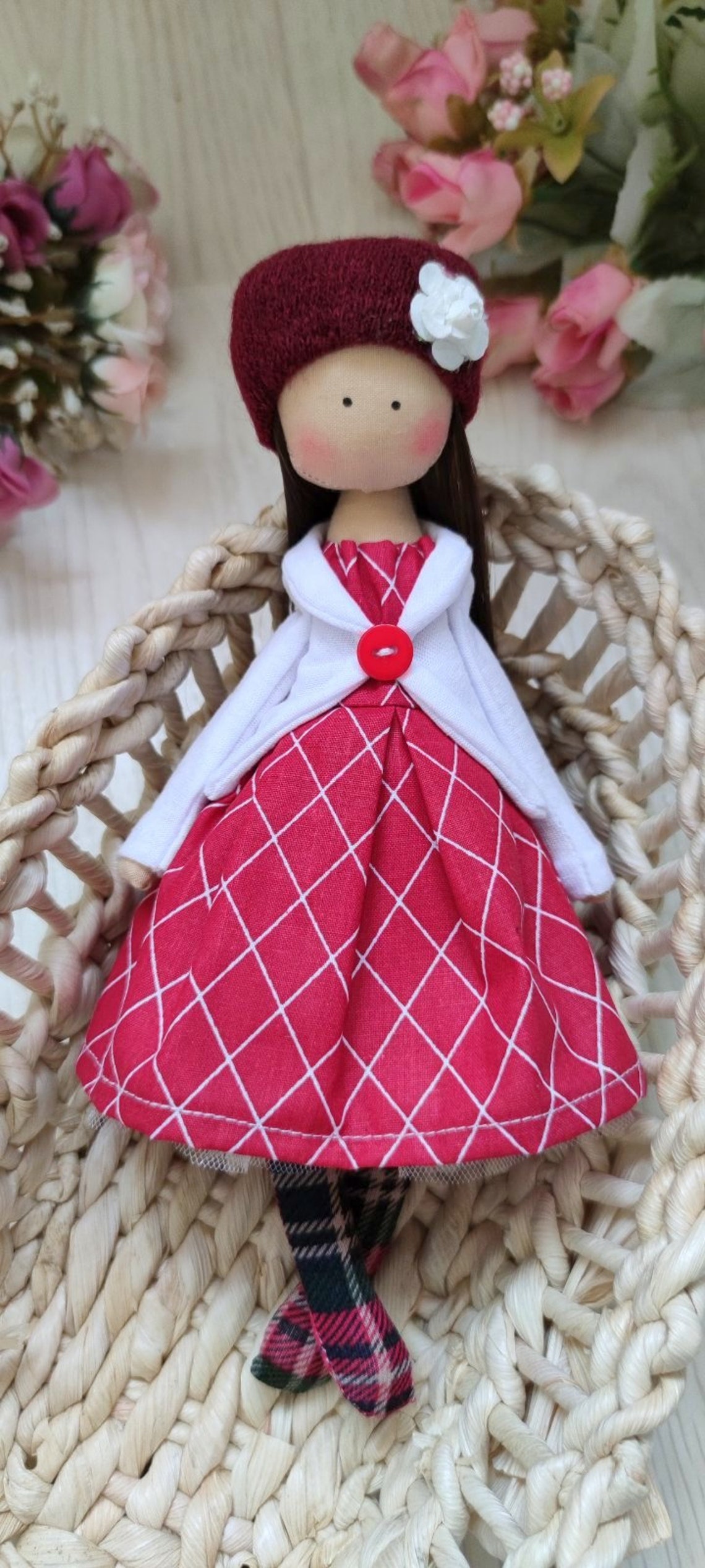 Baby Doll, Softie Doll, Fairy Doll, Cloth Doll, Handmade Doll, Fabric ...