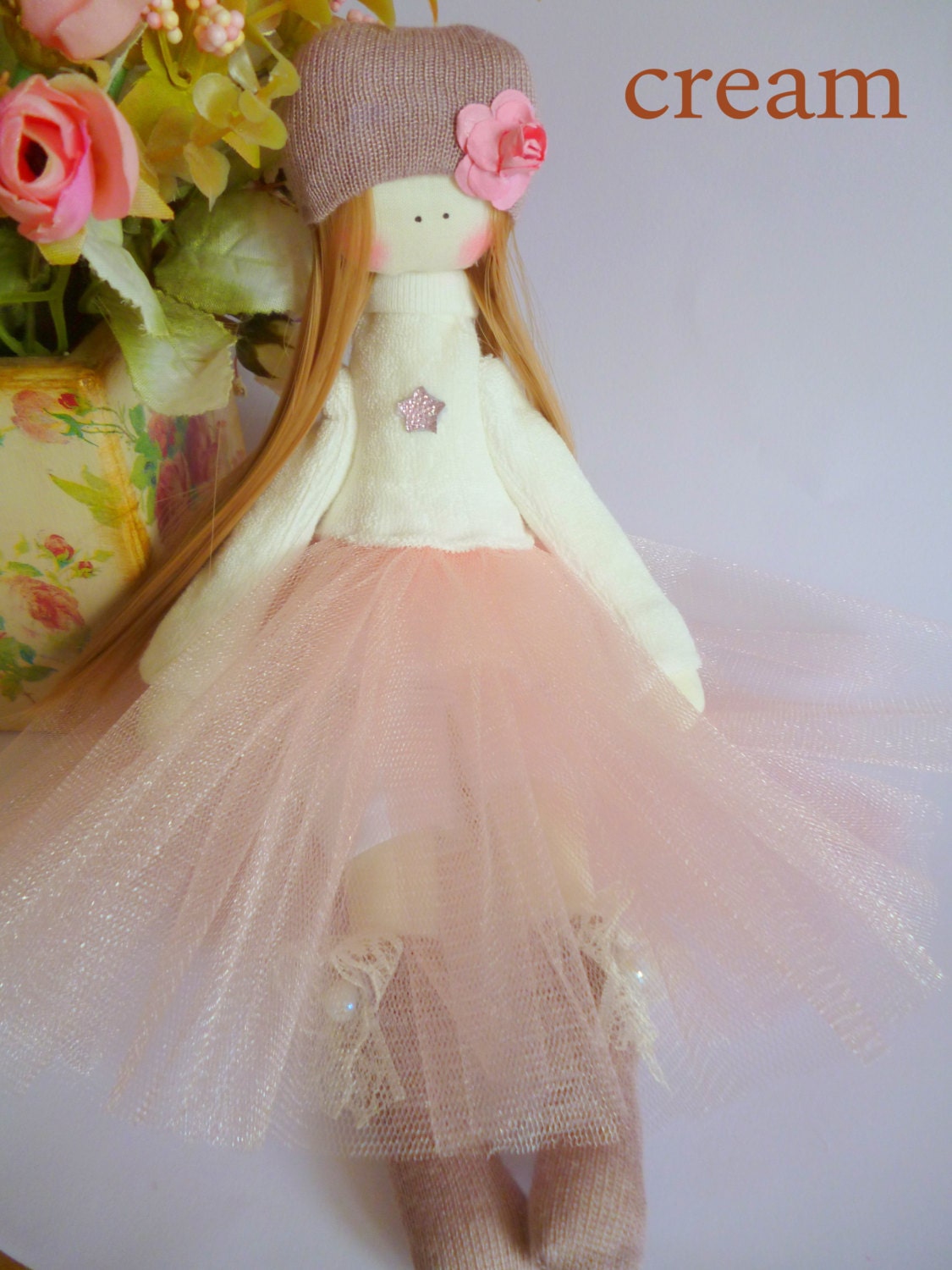 Handmade Doll, Tilda Dolls, Decorative Doll, Shabby Chic Nursery ...