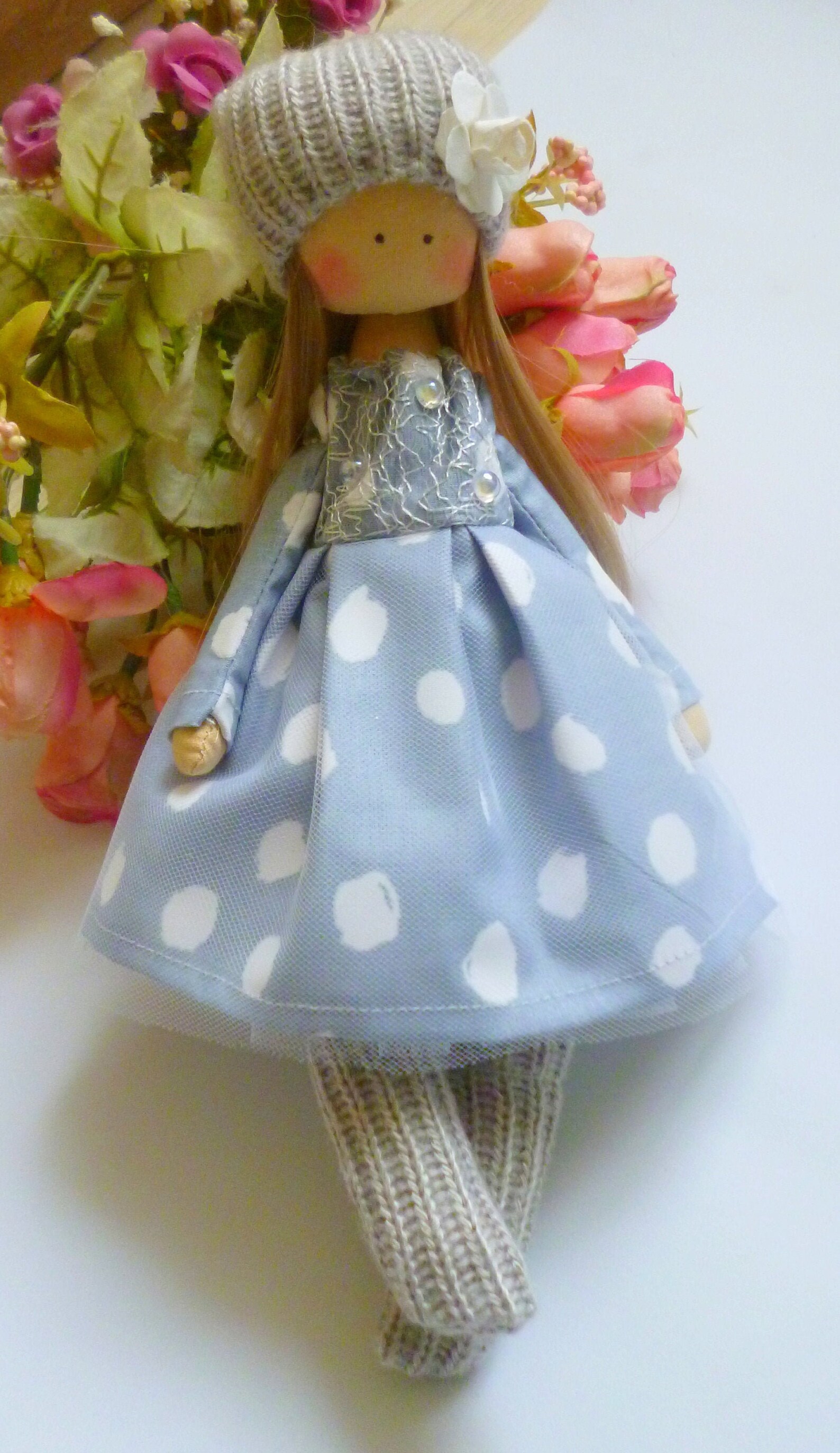 Handmade Cloth Rag Doll Blonde Doll Heirloom Gift for Girl - Etsy