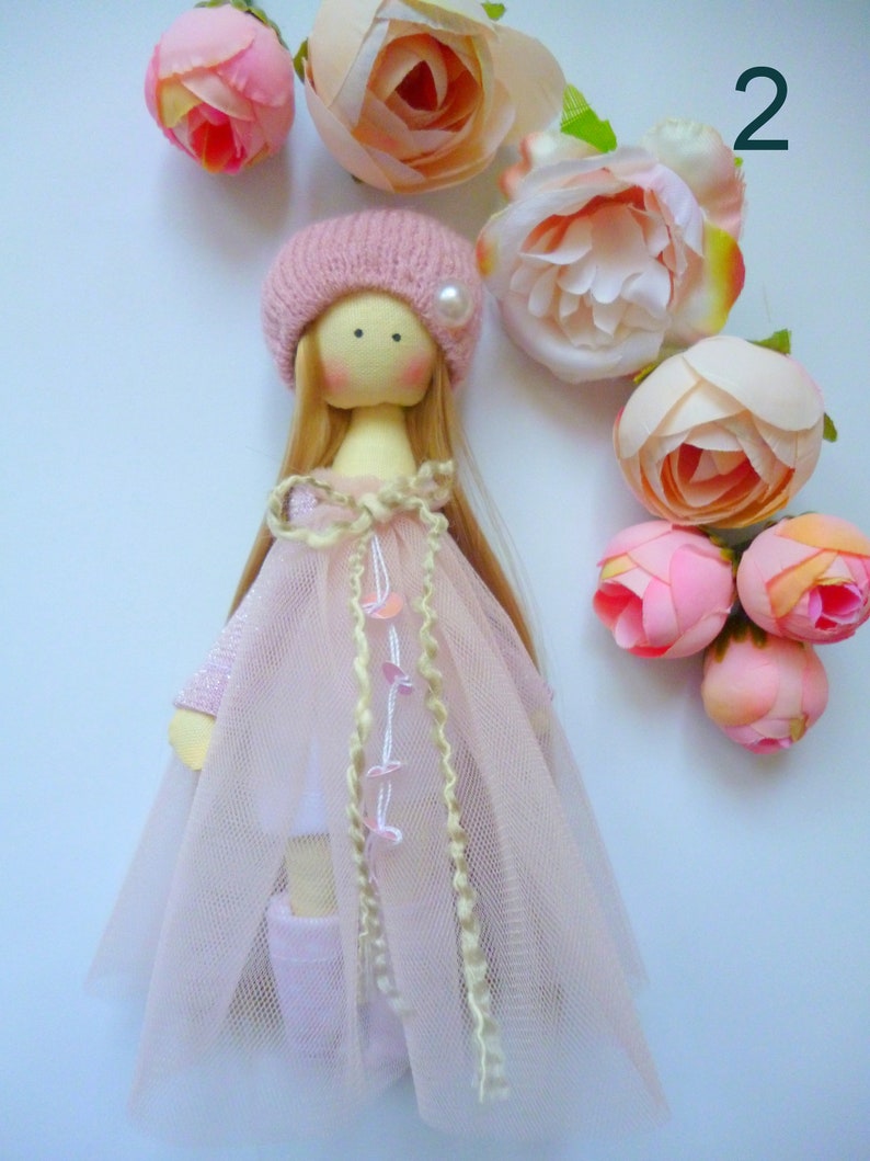 Textile pocket doll Small doll mini rag doll miniature | Etsy