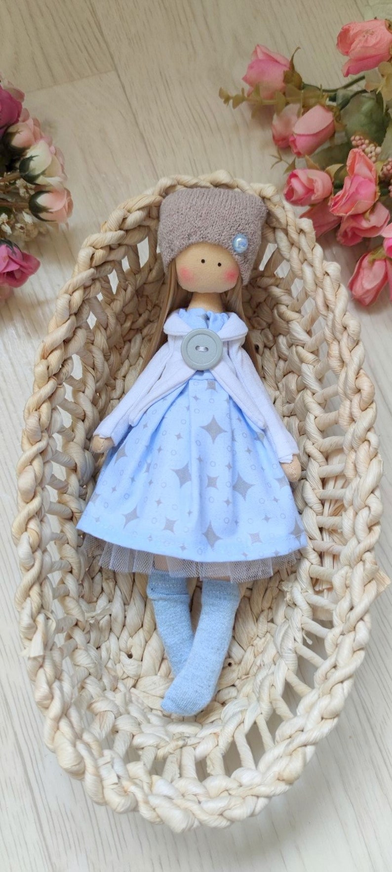 Handmade Doll Tilda Dolls Decorative Doll Shabby Chic - Etsy