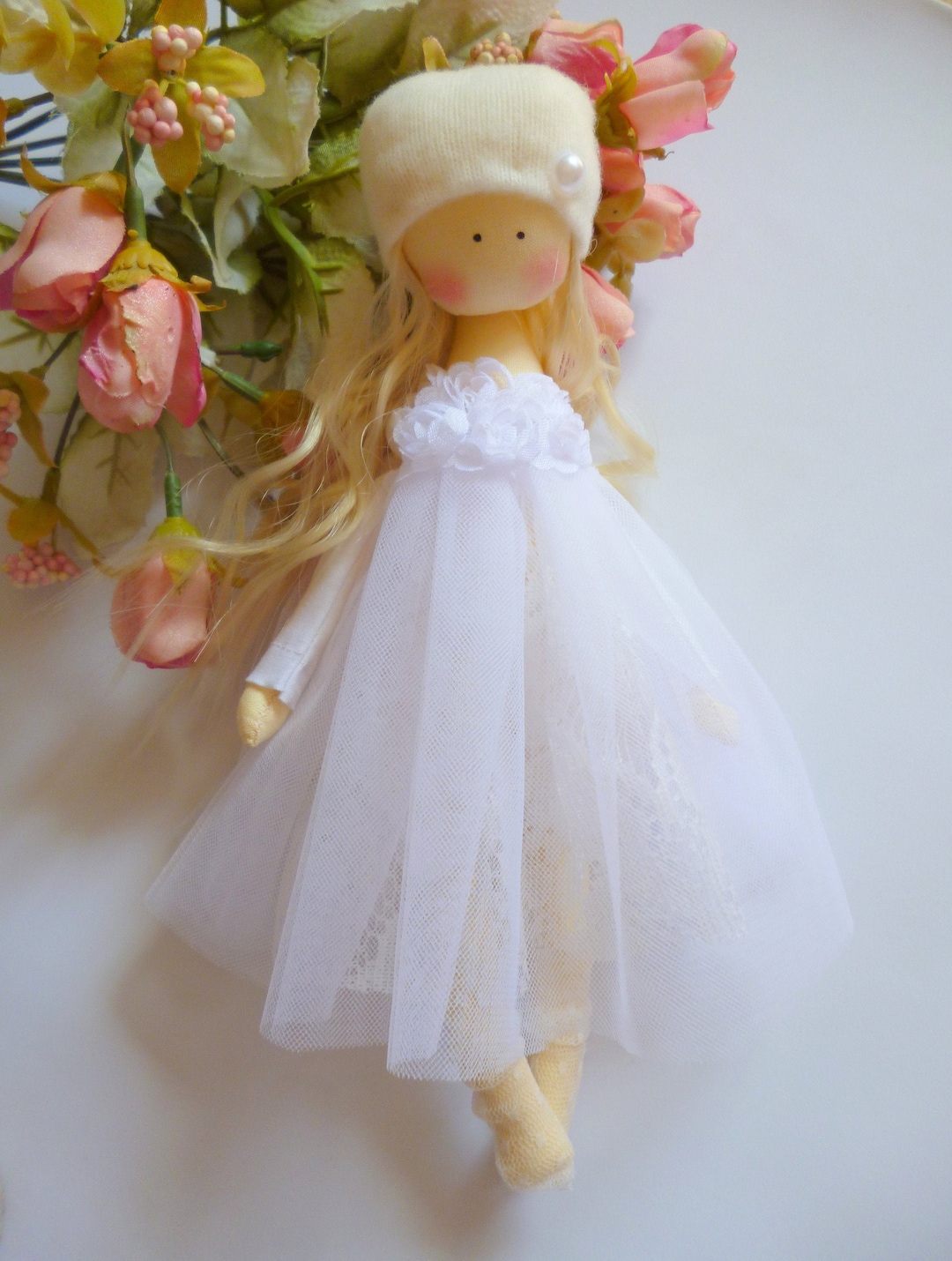 Handmade Doll for Girl, Fabric Doll, Rag Doll, Cloth Doll, Textile Doll ...