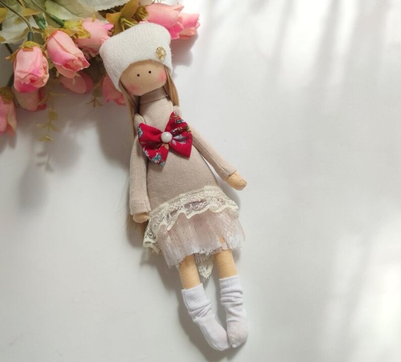 Fabric Handmade Doll Collectible Dolls Princess Doll - Etsy