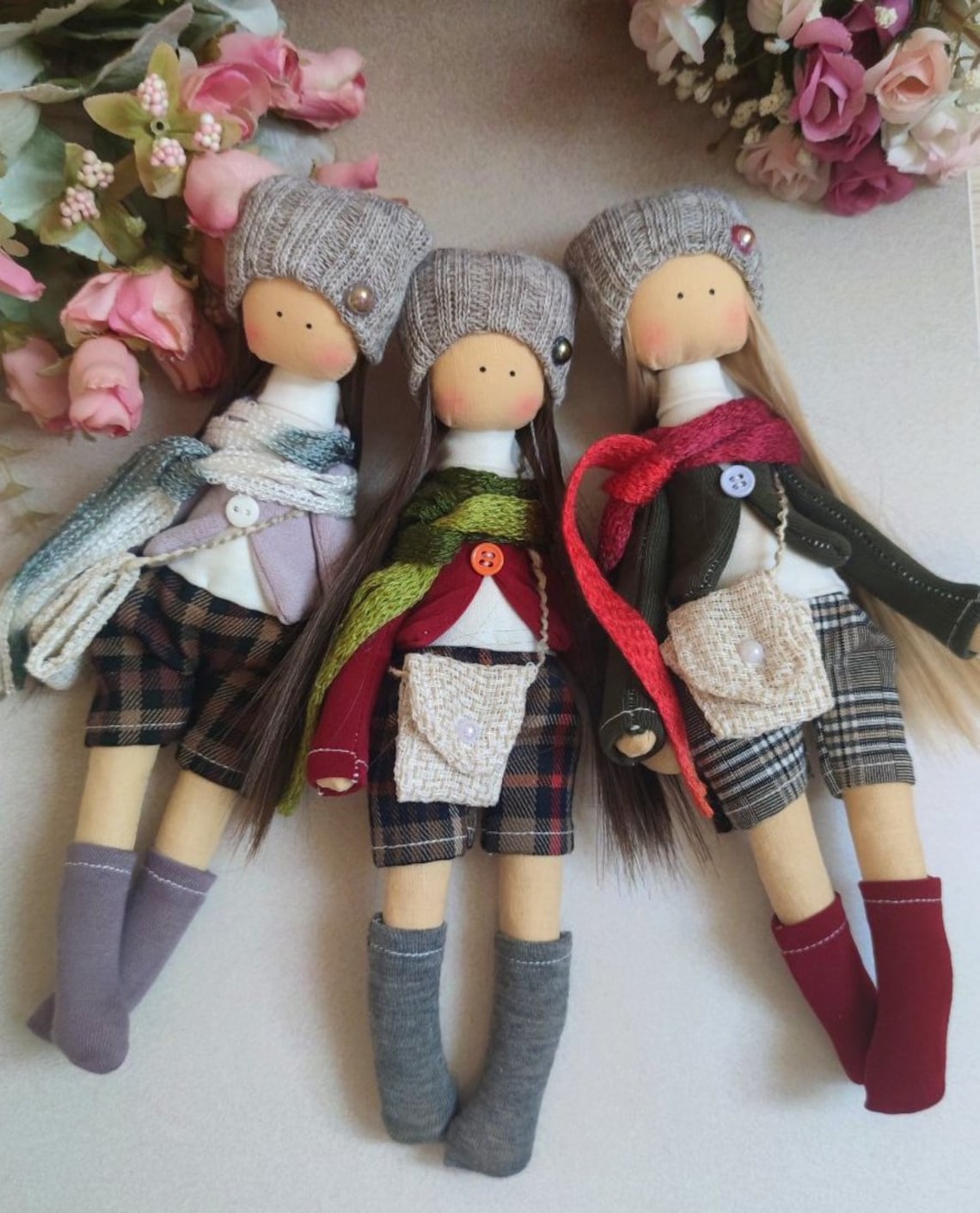 Baby Doll, Softie Doll, Fairy Doll, Cloth Doll, Handmade Doll, Fabric ...