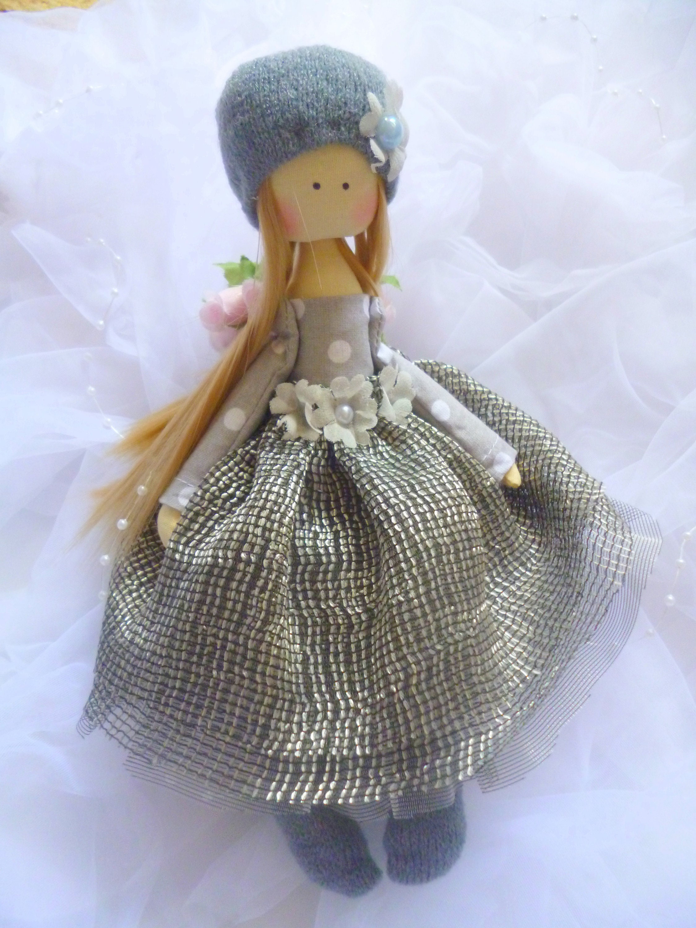 Little cloth handmade doll stuffed doll soft doll Textile | Etsy