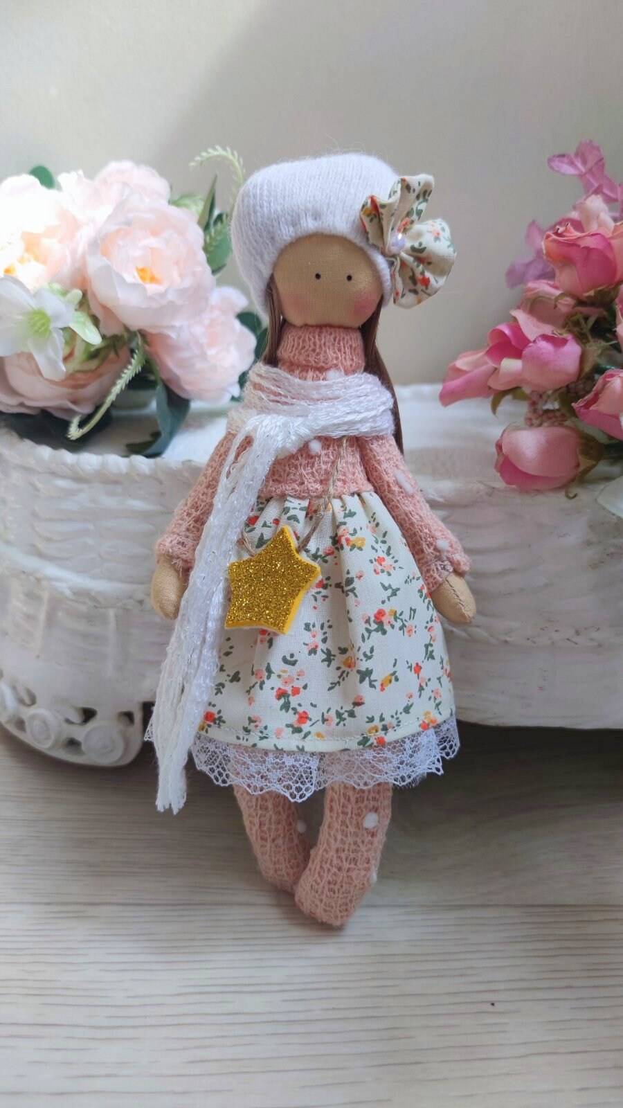 Girl Gift, Softie Doll, Handmade Cloth Doll, Fabric Doll, Dancing Girl ...