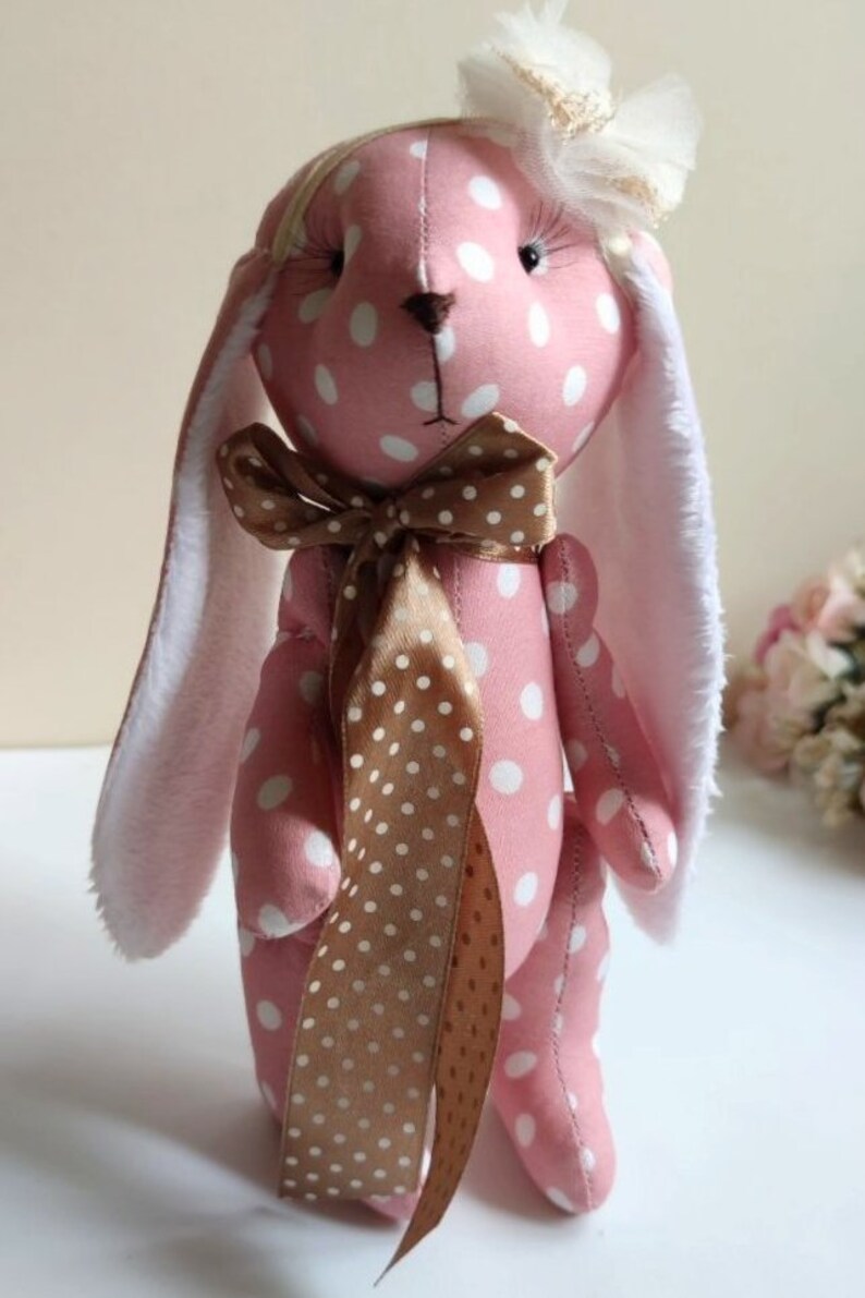 Stuffed Bunny Tilda Bunny Fabric Rabbit Toy Bunnybunny - Etsy