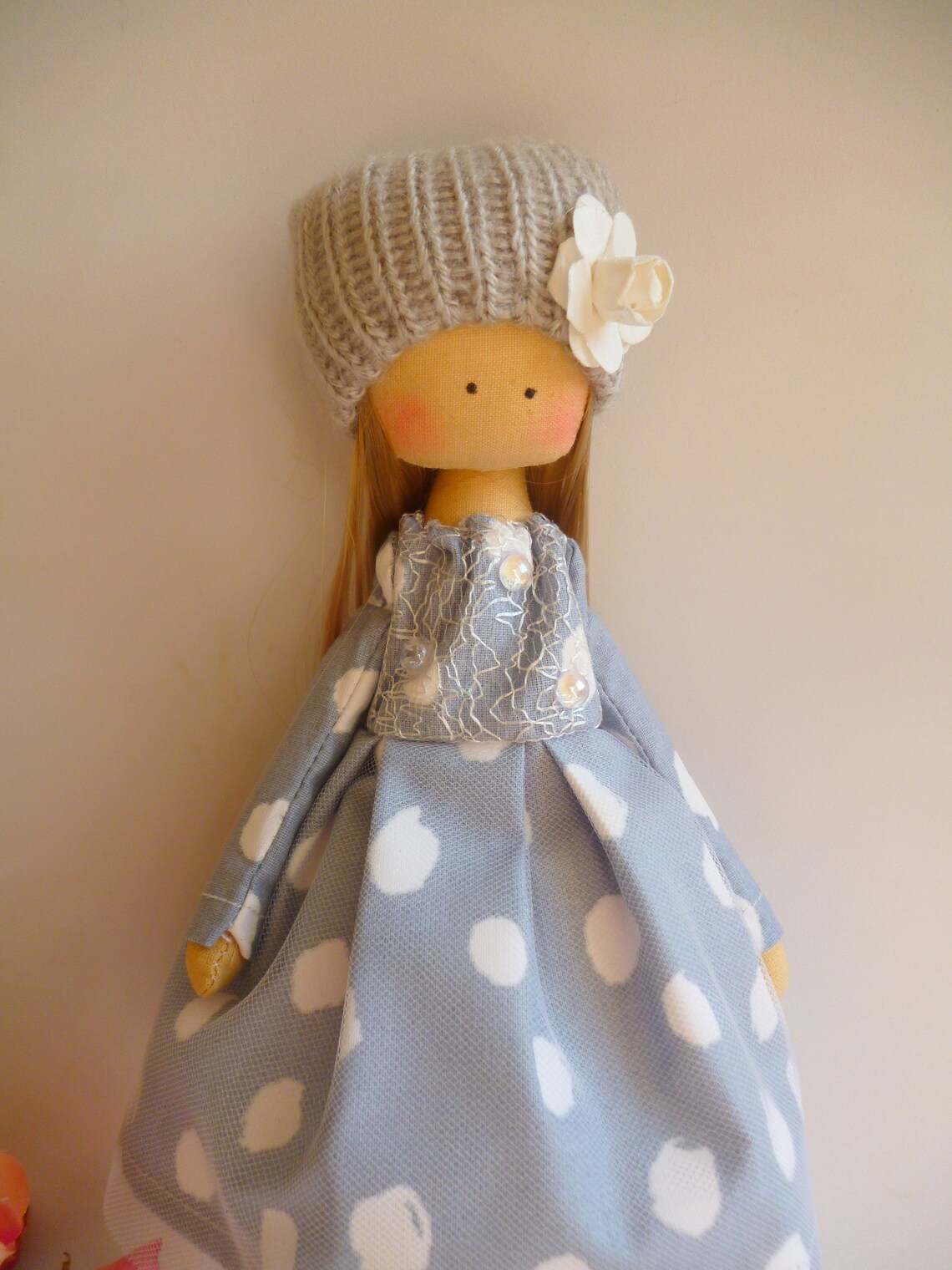 Handmade Cloth Rag Doll Blonde Doll Heirloom Gift for Girl - Etsy