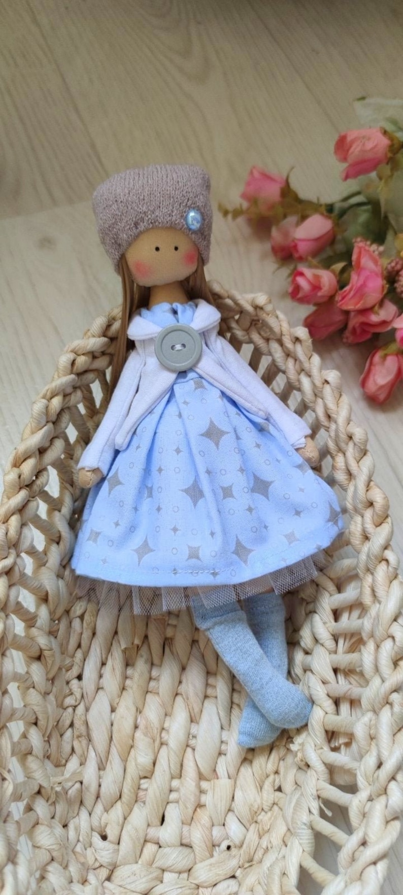 Handmade Doll Tilda Dolls Decorative Doll Shabby Chic - Etsy