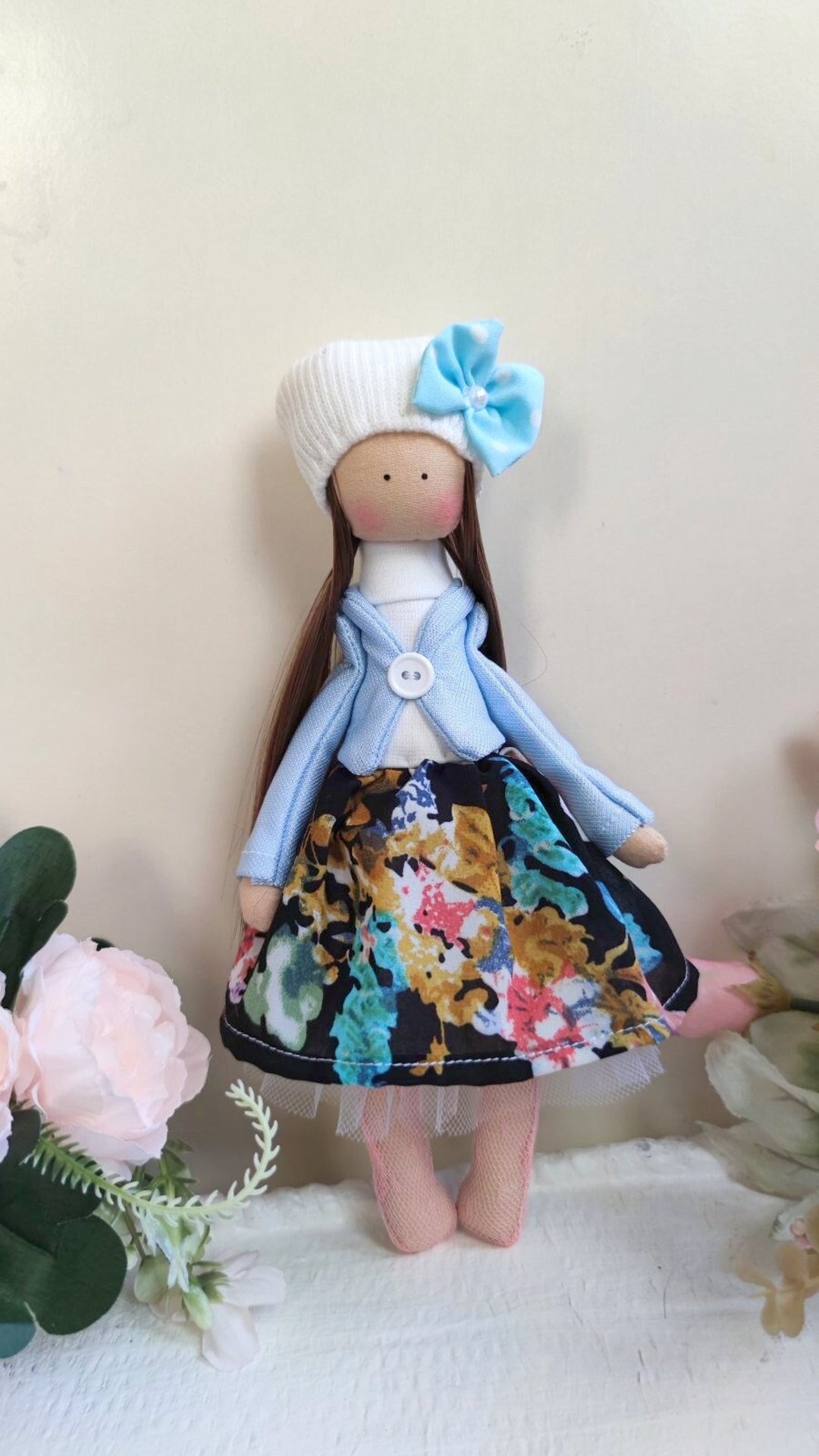 Baby Doll, Softie Doll, Fairy Doll, Cloth Doll, Handmade Doll, Fabric ...