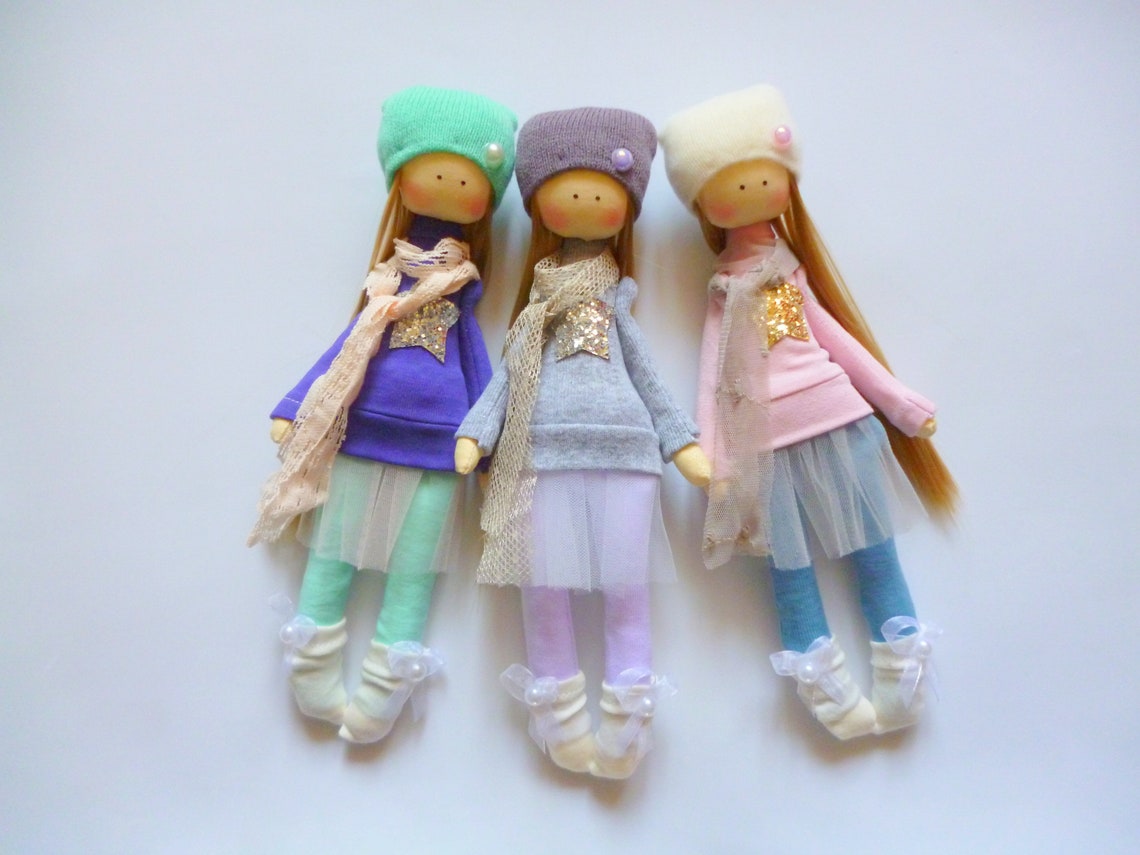 Handmade Heirloom Cloth Doll, Stuffed Doll, Ragdoll, Perfect Gift, Gift ...