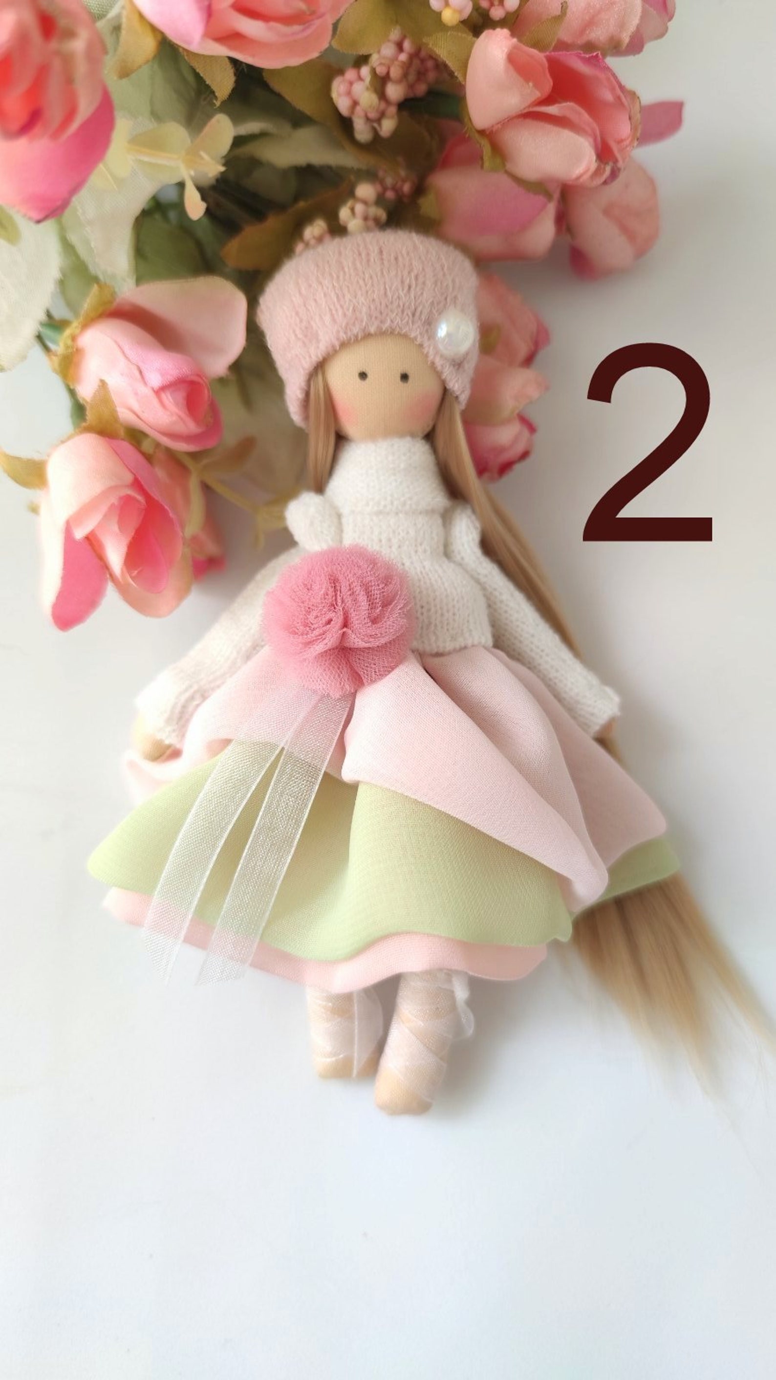 Small Doll Textile Pocket Doll Dollhouse Doll Tiny Doll - Etsy