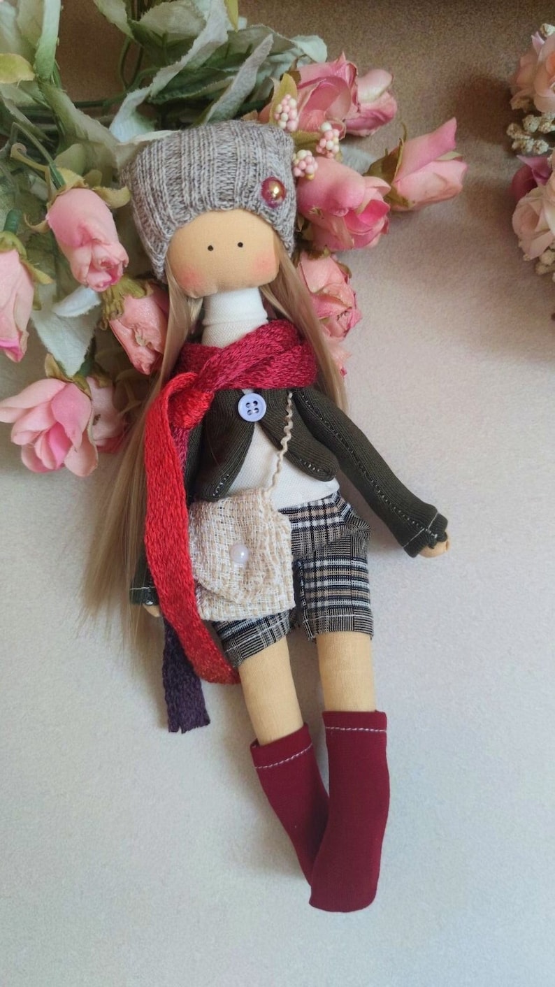 Baby Doll, Softie Doll, Fairy Doll, Cloth Doll, Handmade Doll, Fabric ...