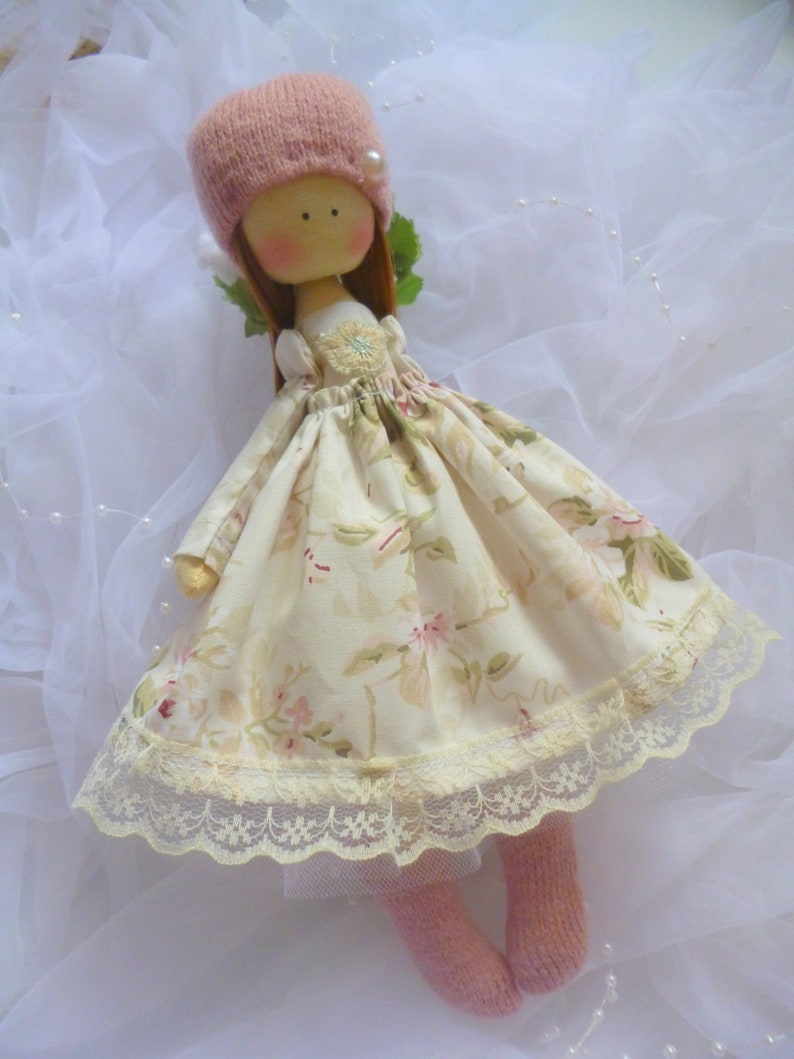 Rag Doll Ballerina Doll Textile Doll Decorative | Etsy